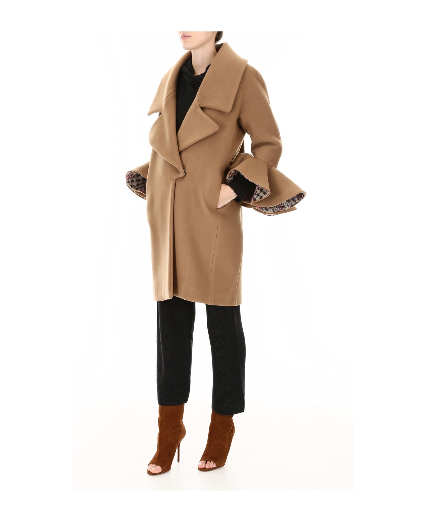 Capucci Ruffled Coat | italist