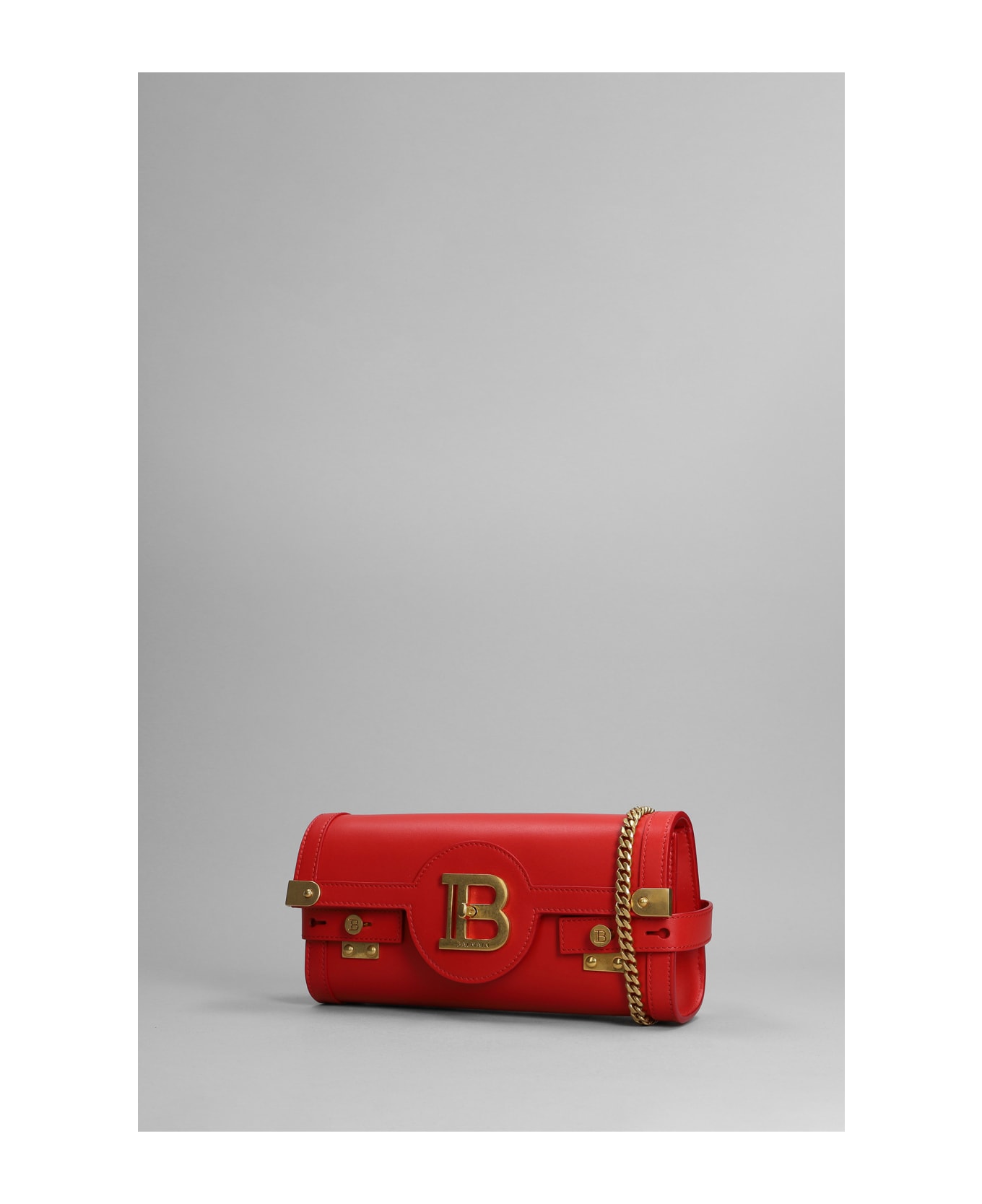 Balmain B-buzz 23 Hand Bag In Red Leather | italist, ALWAYS LIKE A SALE