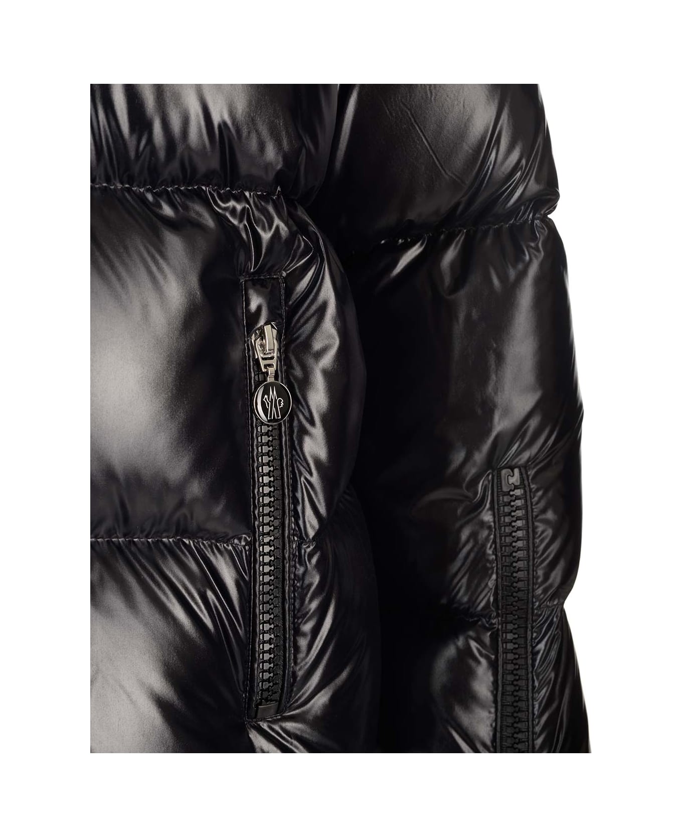 Moncler "huppe" Short Down Jacket | italist