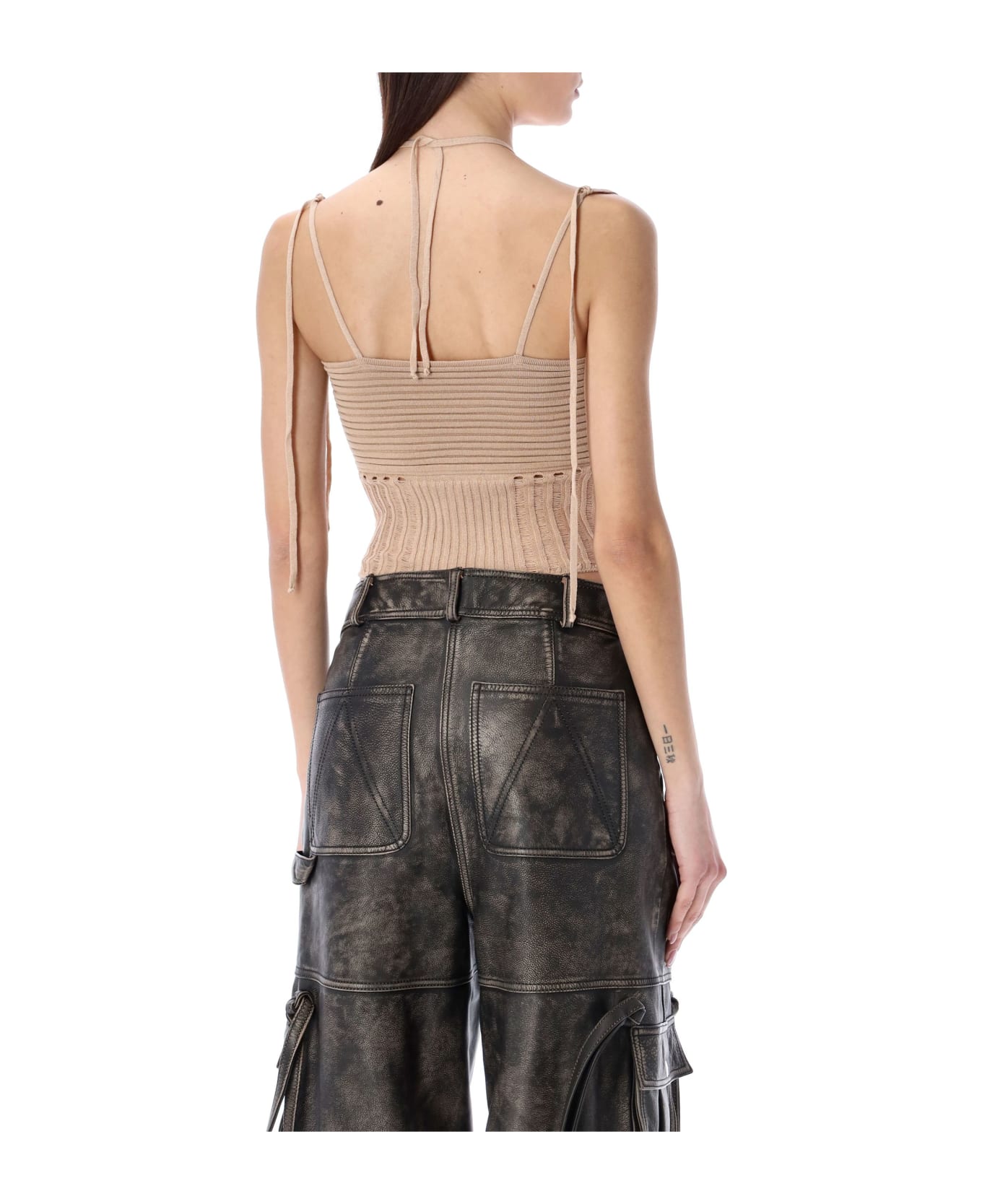 ANDREĀDAMO Floating Rib Corset With Spiral Details | italist, ALWAYS ...