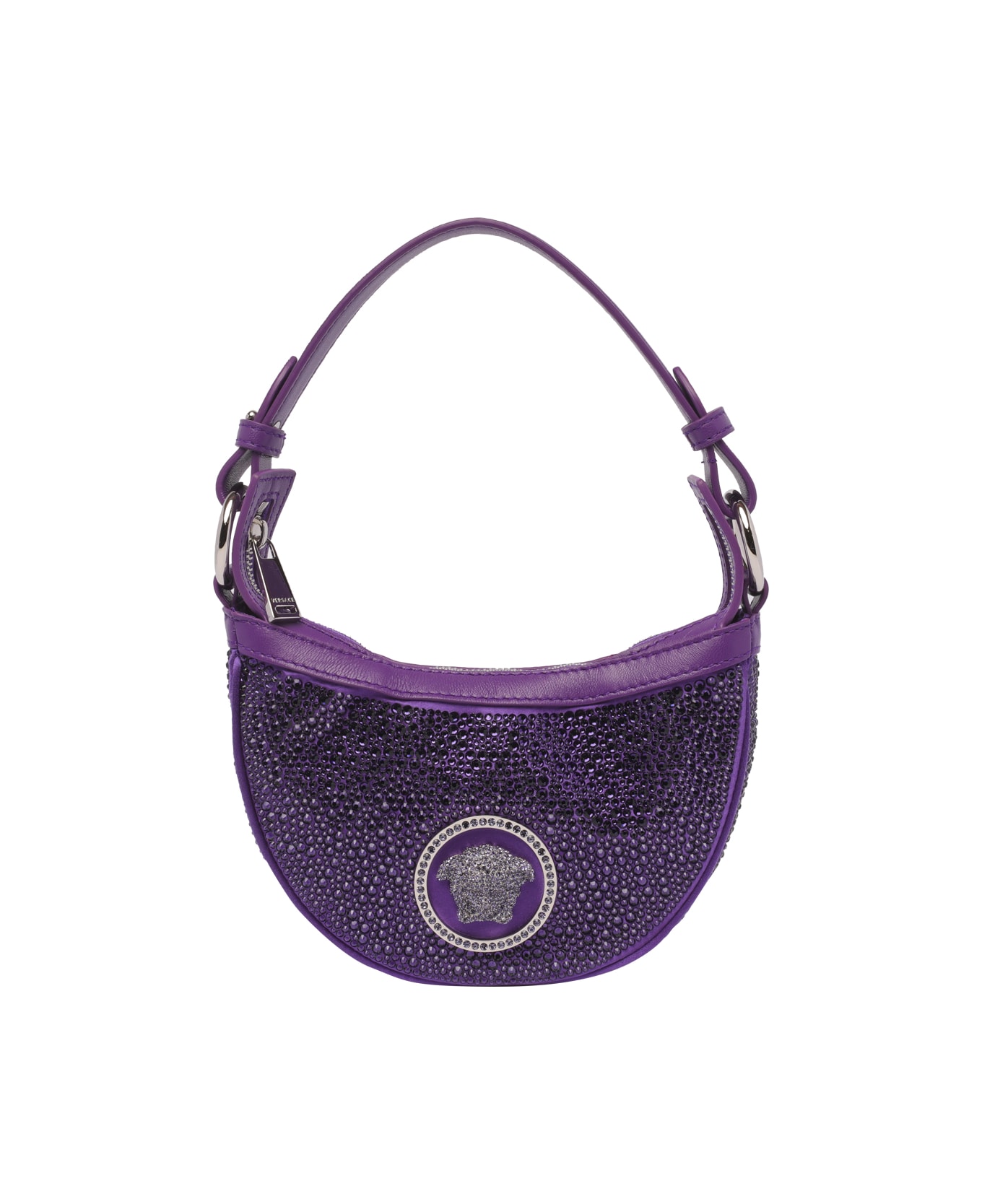 Versace Mini Hobo Bag With Crystals Repeat | italist, ALWAYS LIKE A SALE