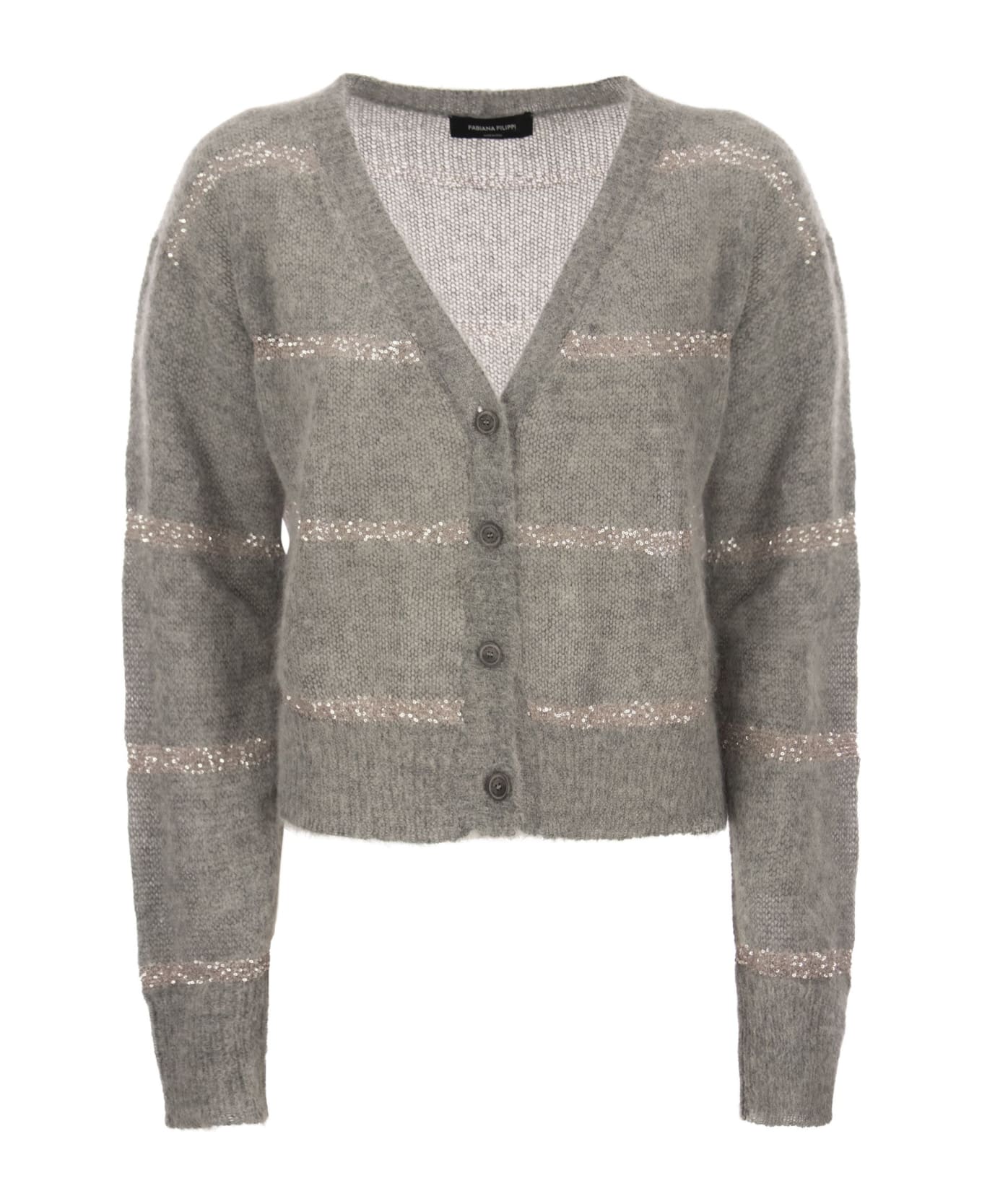 Fabiana Filippi Mohair And Alpaca Cardigan | italist, ALWAYS LIKE A SALE
