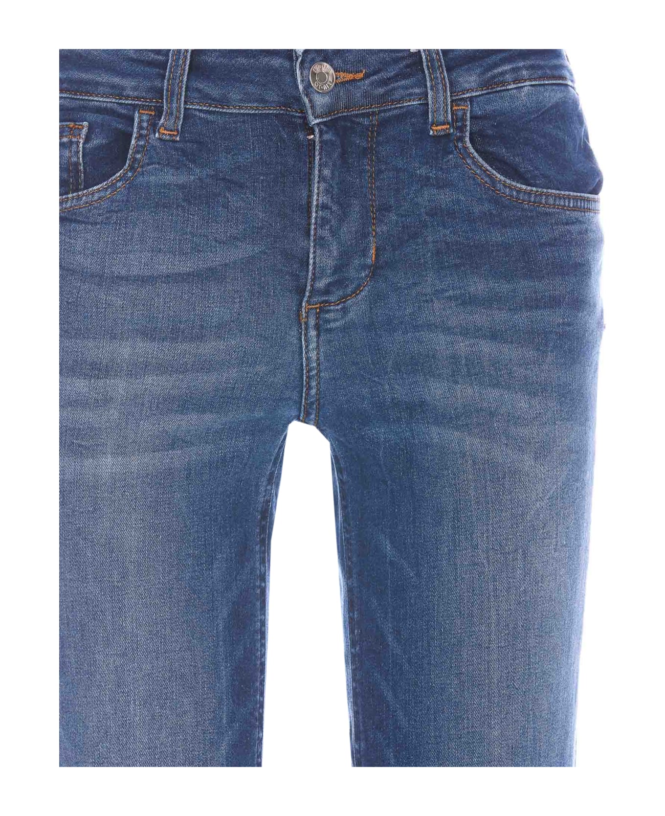 Liu-Jo Monroe Skinny Bottom Up Jeans | italist