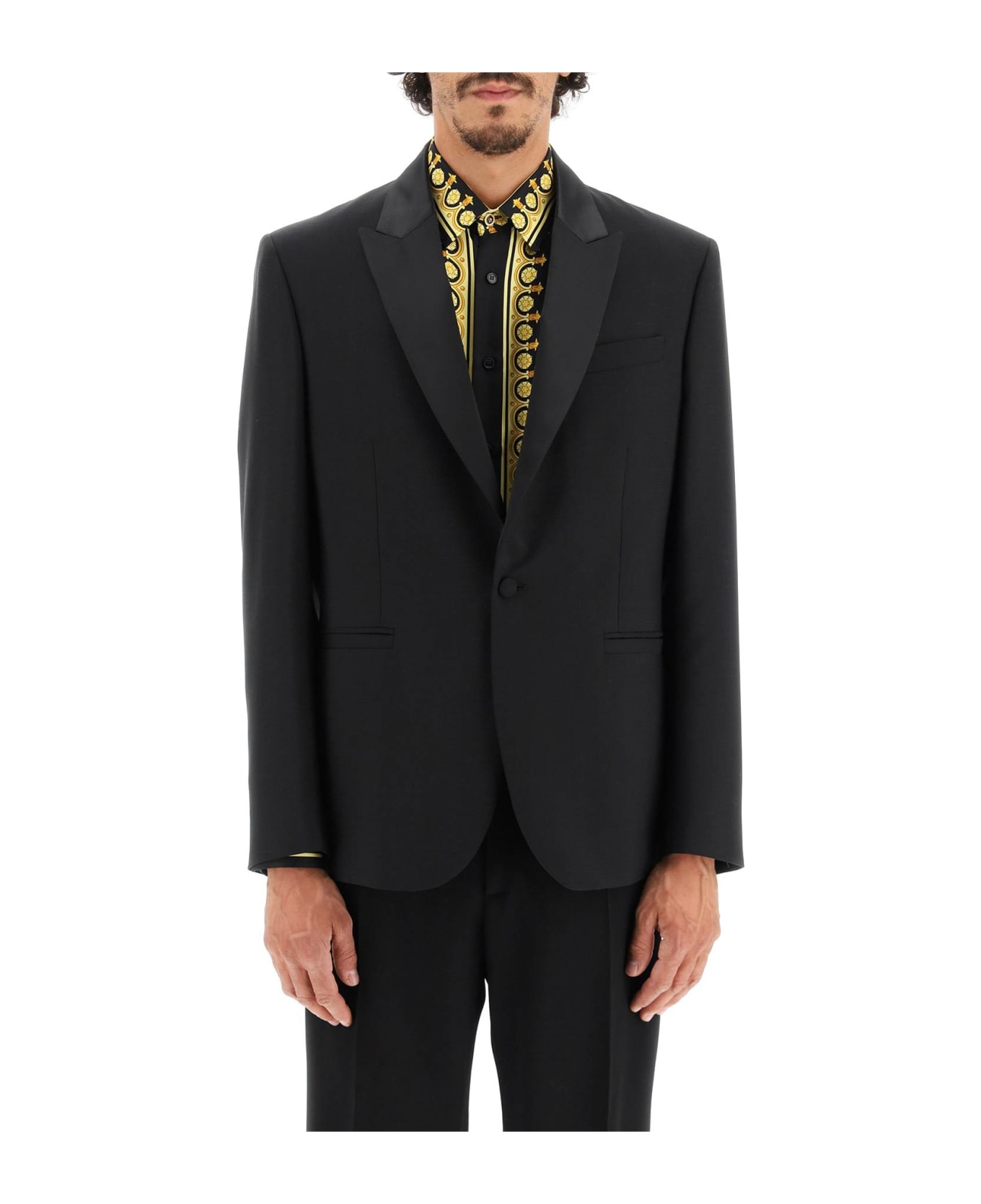 Versace Wool And Mohair Tuxedo Jacket | italist