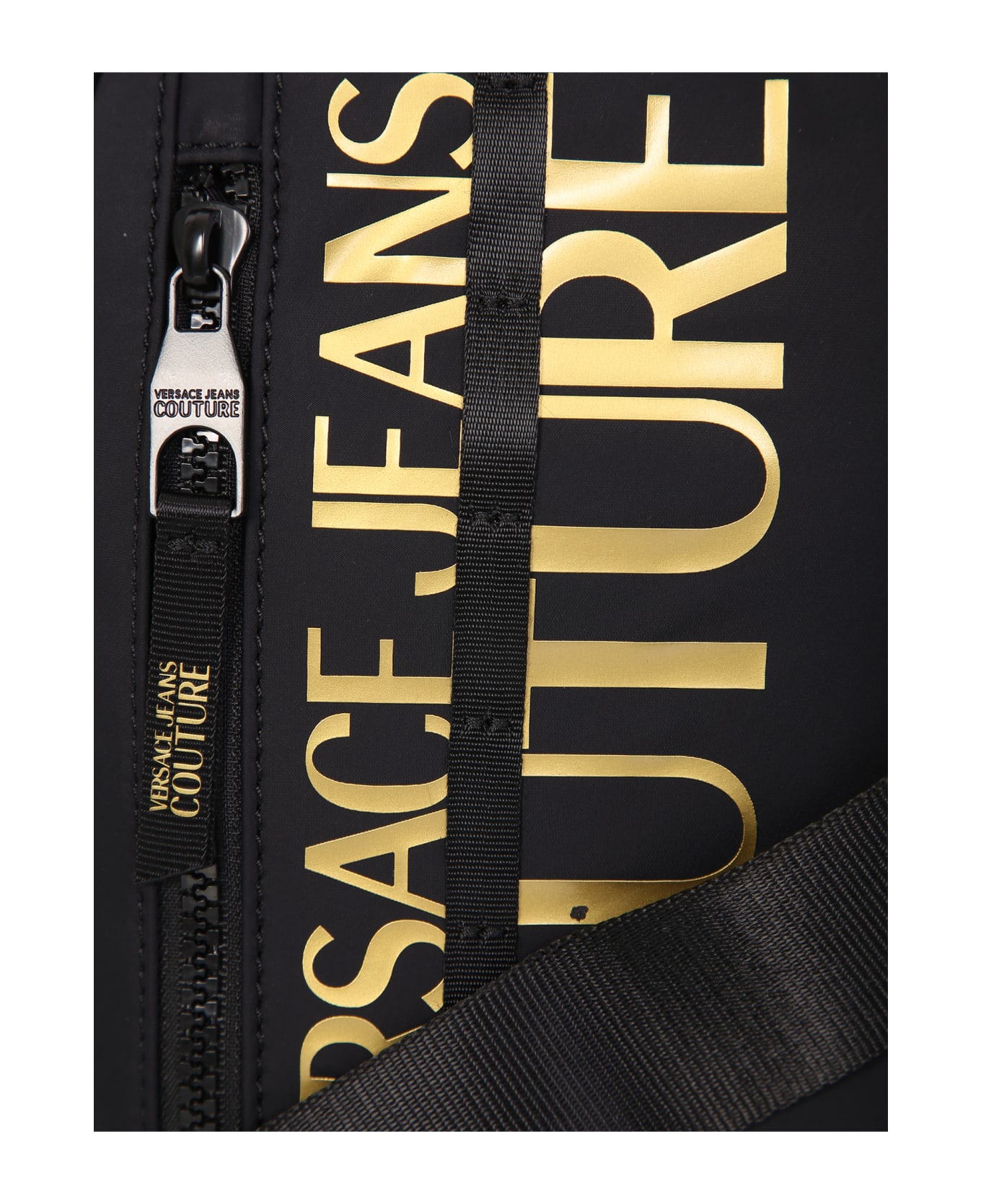 Versace Jeans Couture Shoulder Bag With Plaque Black | italist, ALWAYS ...