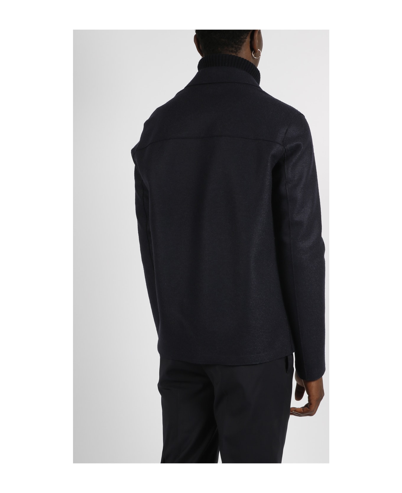 Herno Light Boiled Wool Resort Shirt | italist