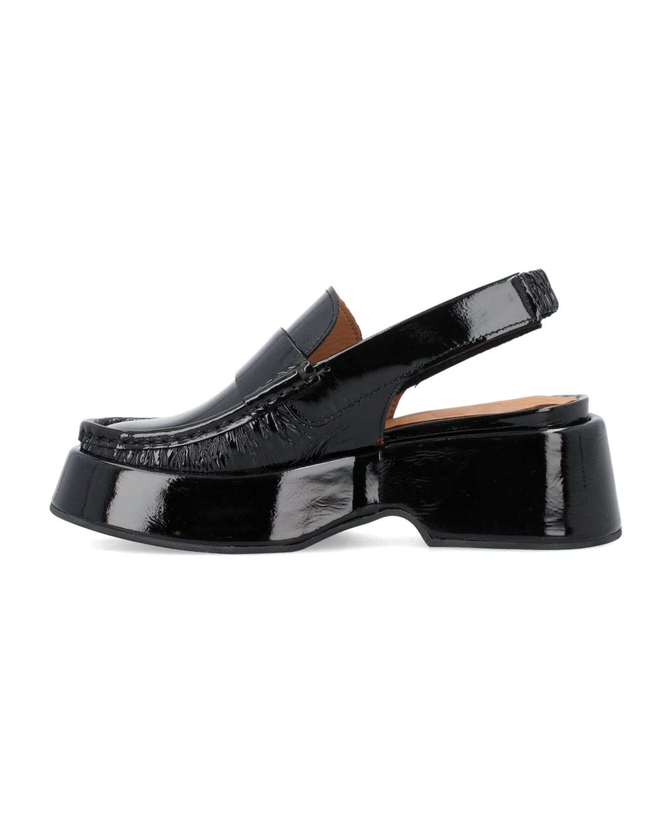 Ganni Platform Slingback Loafers | italist