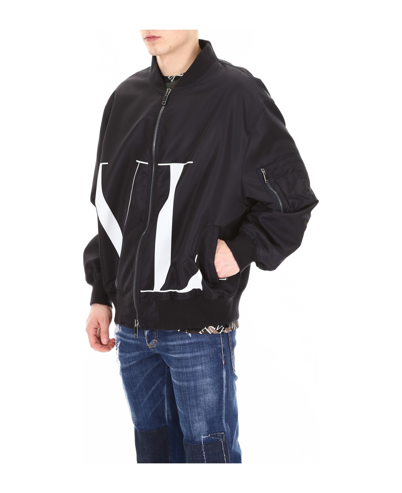Valentino Vltn Bomber Jacket | italist