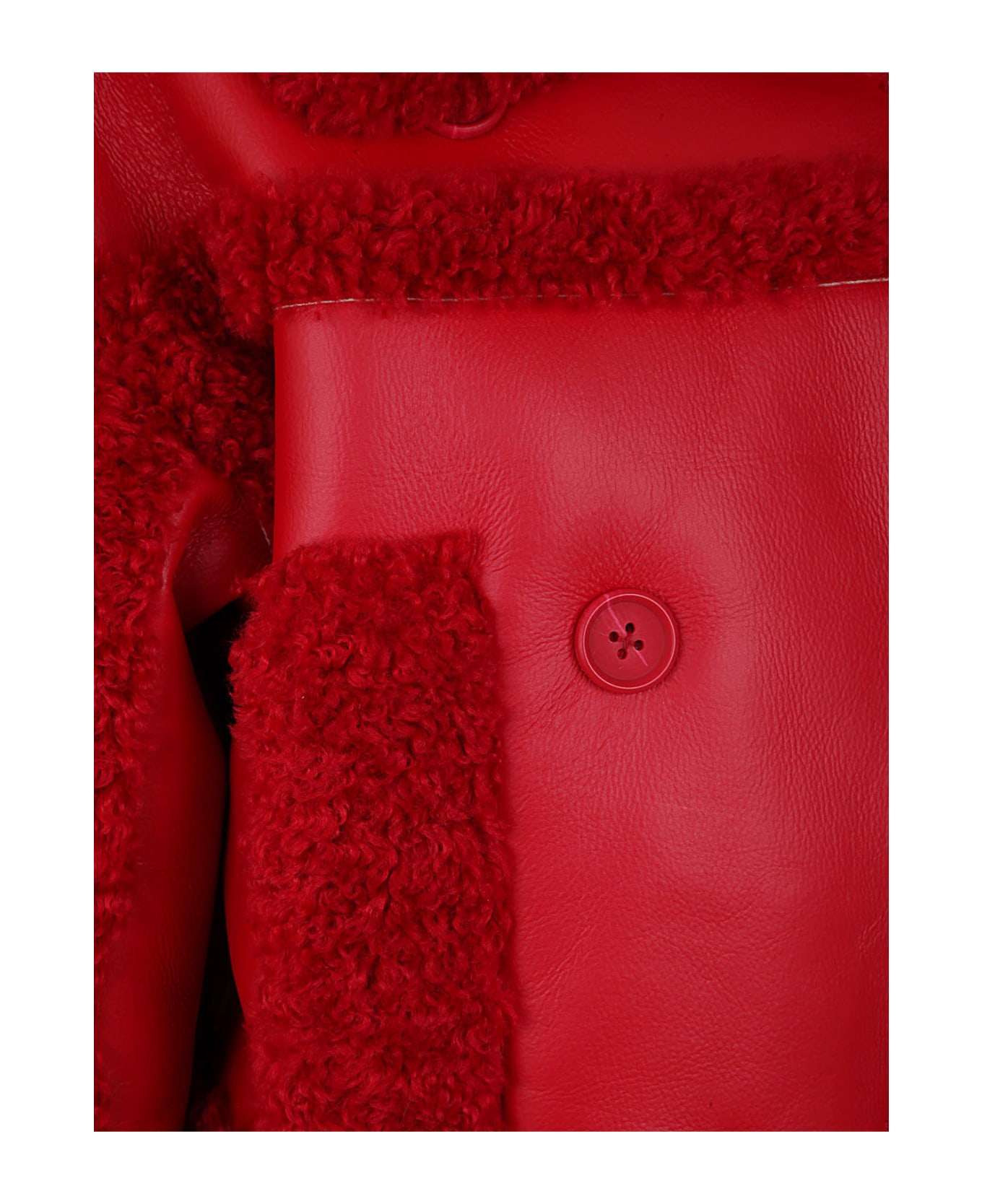 STAND STUDIO Kristy Jacket Faux Shearling Faux Fur 52cm | italist ...