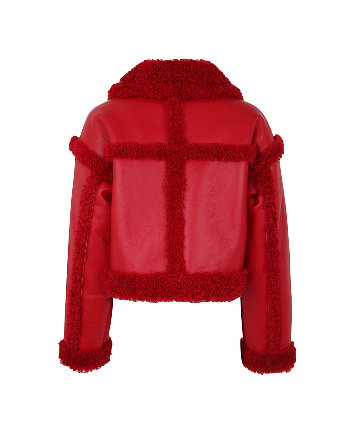 STAND STUDIO Kristy Jacket Faux Shearling Faux Fur 52cm | italist ...