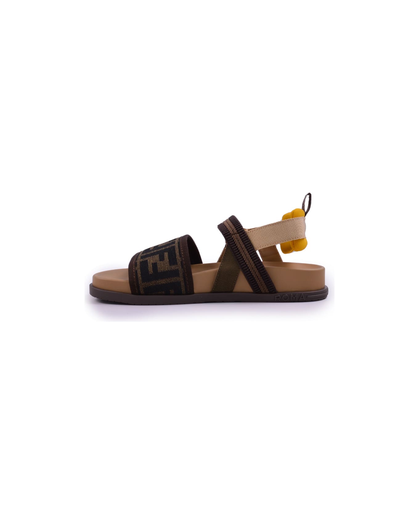 Fendi Sandal In Ff Fabric | italist