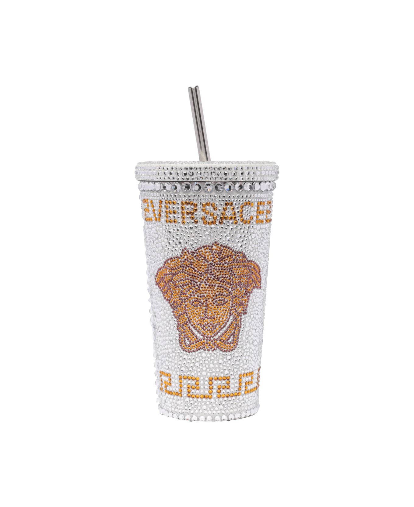 Versace Medusa Travel Cup With Crystals | italist