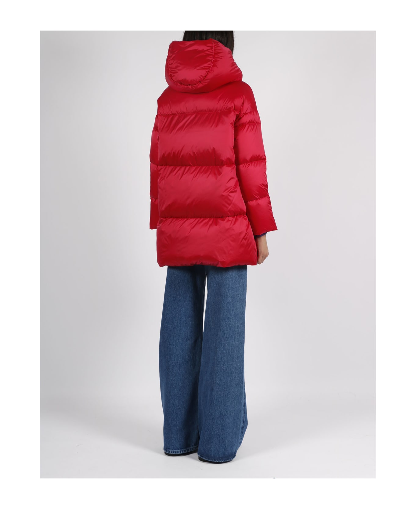 Herno Globe Satin A-shape Jacket | italist