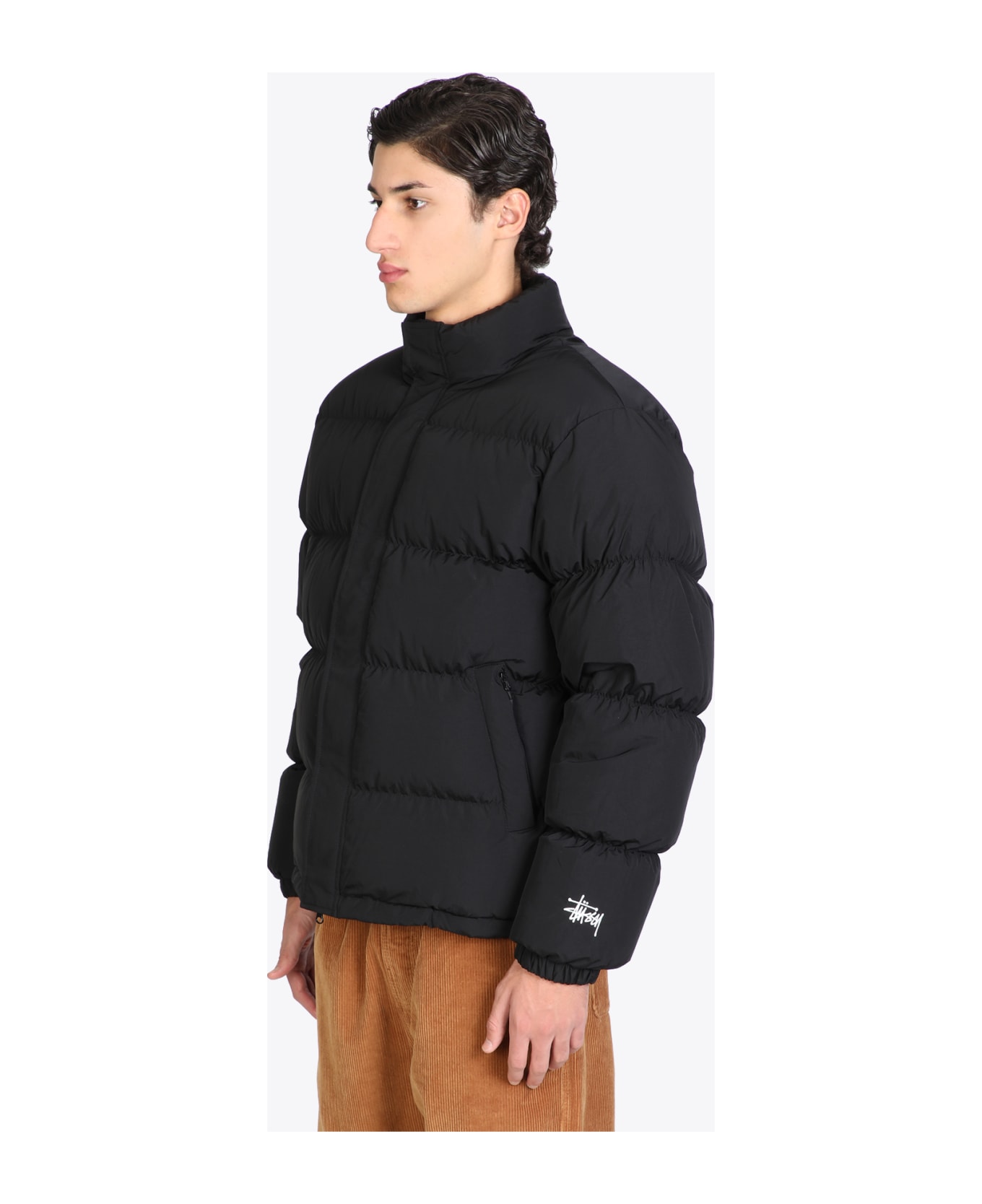 Stussy Ripstop Down Puffer Jacket Black Nylon Puffer Jacket - Ripstop ...