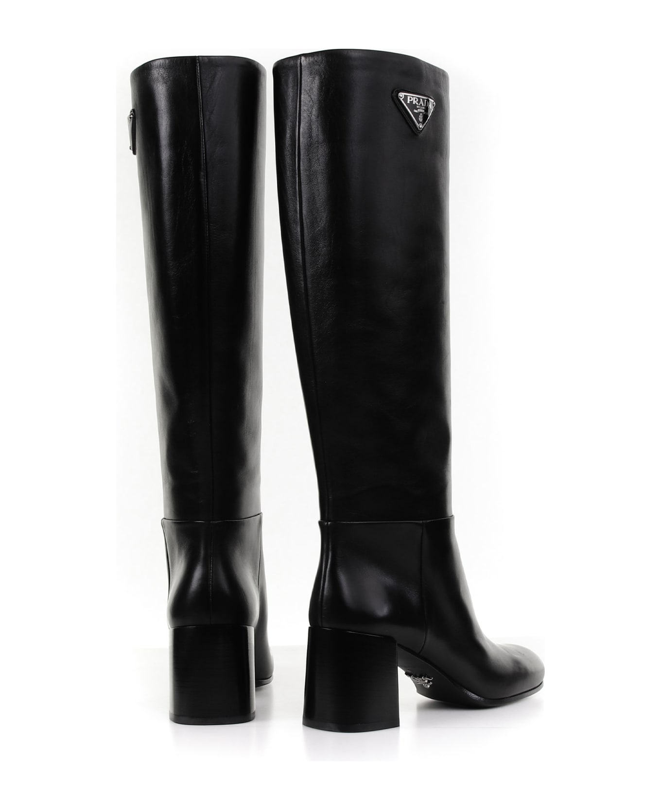 Prada Boot With Triangle Logo | italist