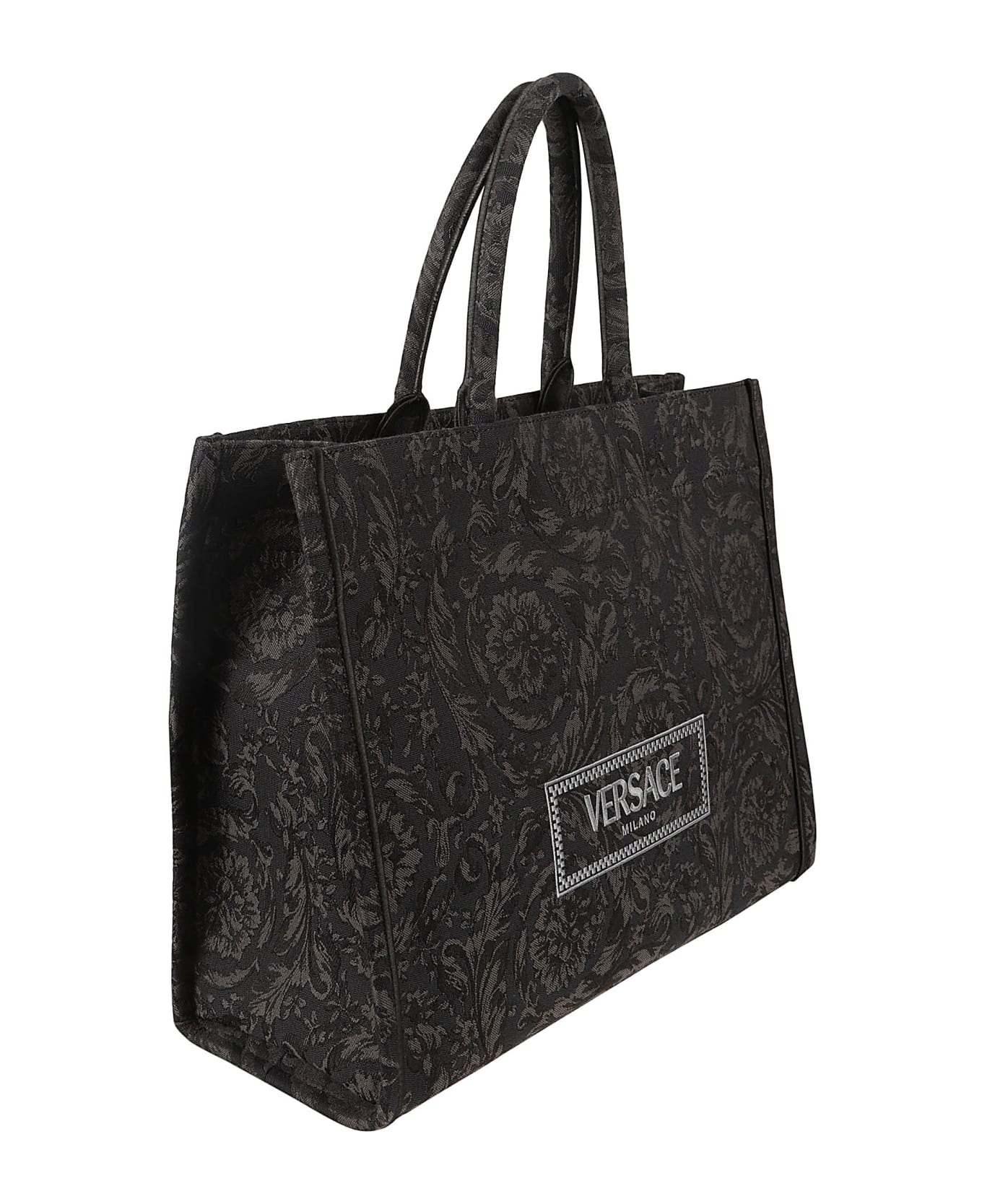 Versace Logo Patch Tote | italist