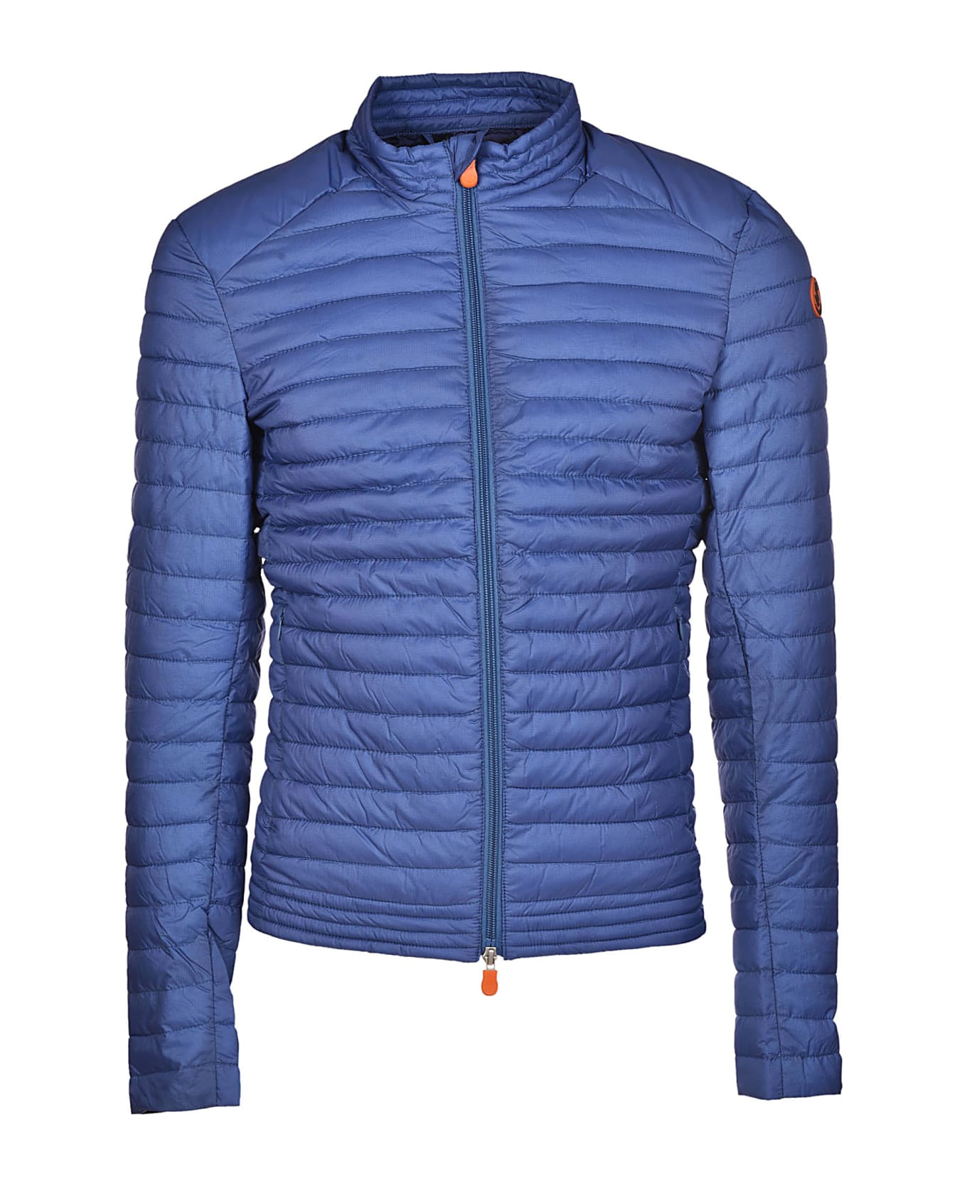 Save the Duck Dull Logo Patched Sleeve Padded Jacket | italist, ALWAYS LIKE A SALE