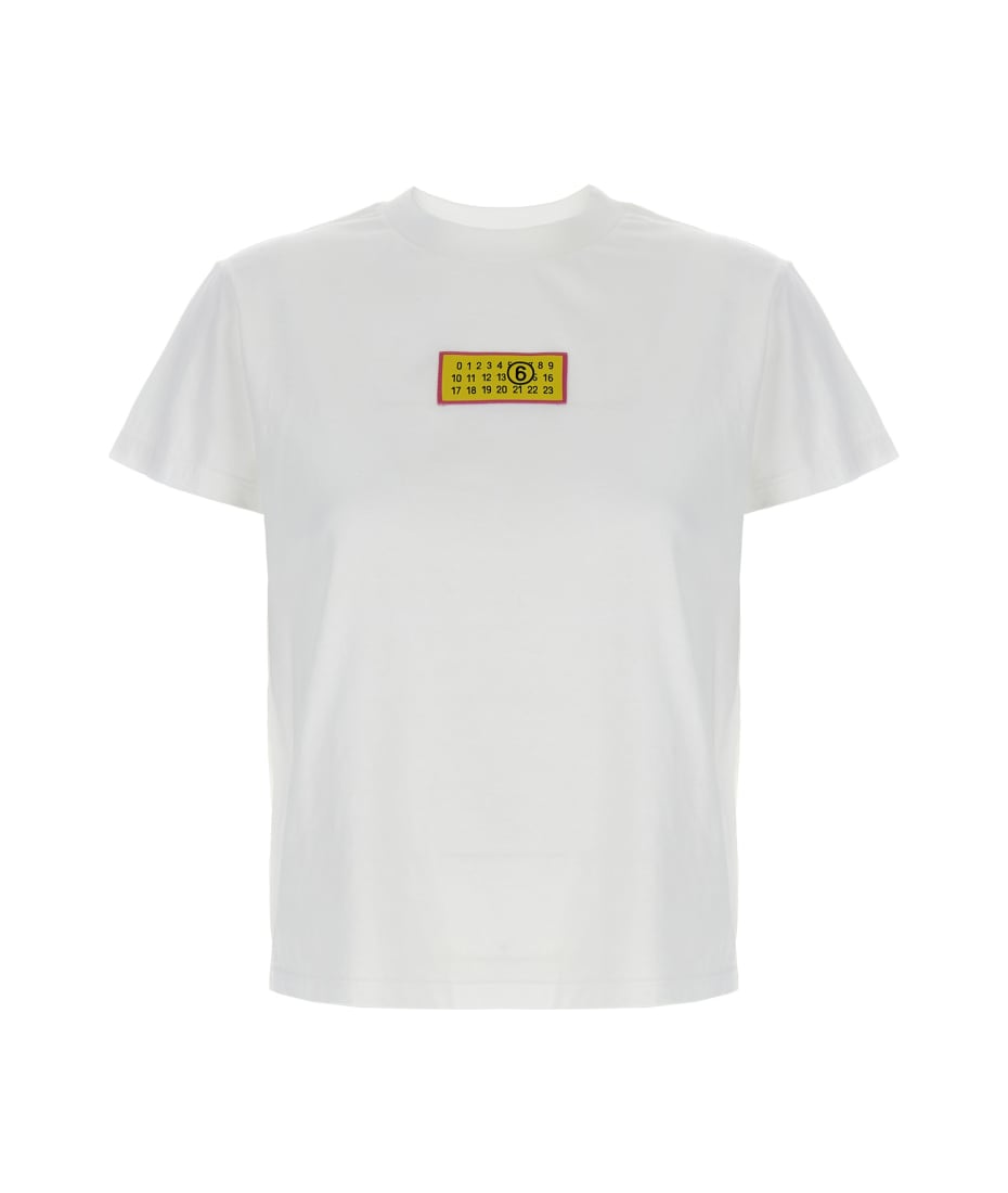 MM6 Maison Margiela Logo Label T-shirt | italist MM6 Maison Margiela Logo Label T-shirt | italist
