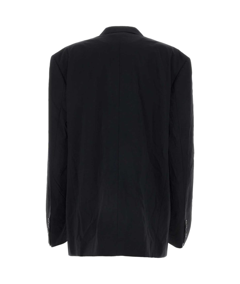 Balenciaga Black Nylon Oversize Blazer | italist Balenciaga Black Nylon Oversize Blazer | italist