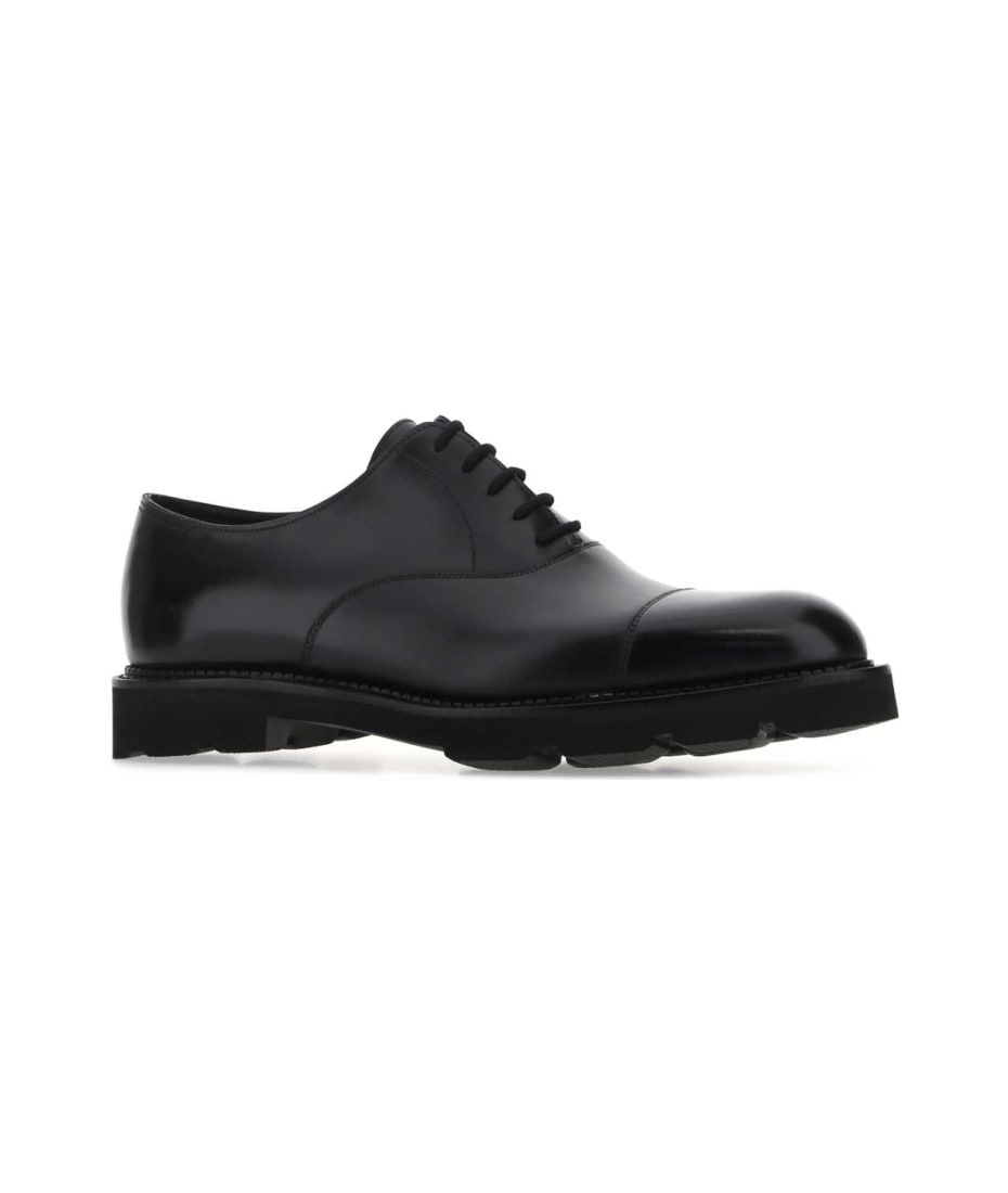 John Lobb Black Leather City Ii Lace-up Shoes | italist John Lobb Black Leather City Ii Lace-up Shoes | italist