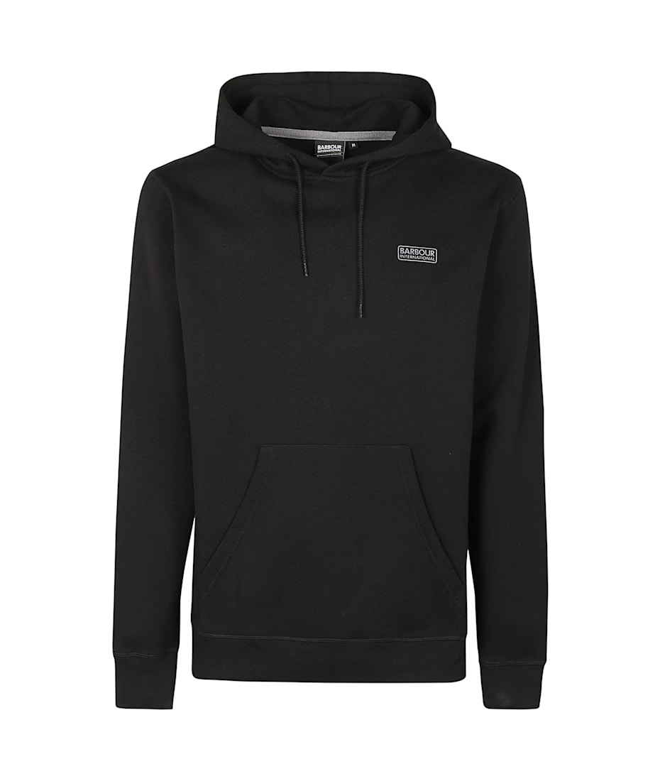 Barbour Logo Detailed Drawstring Hoodie italist