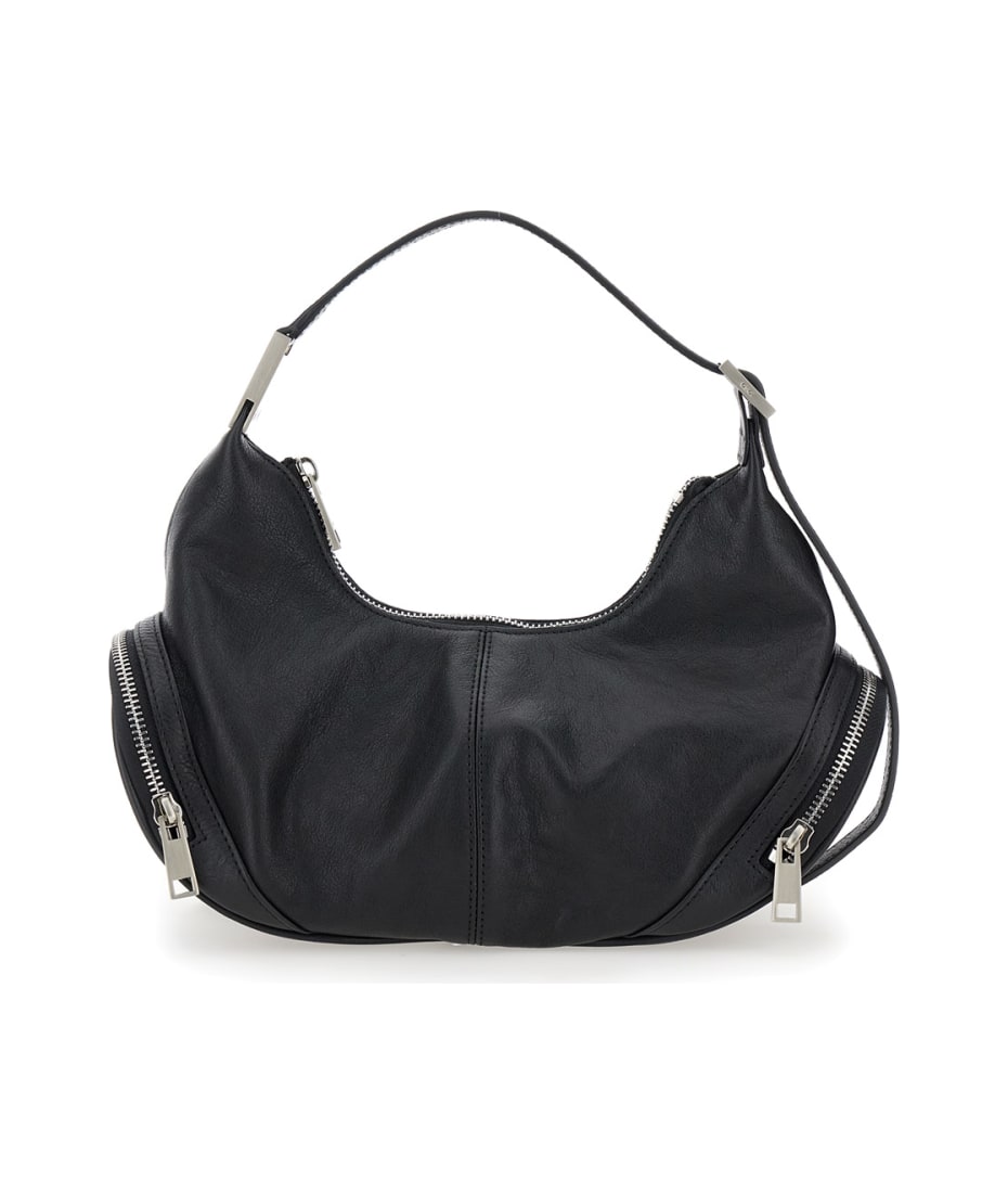 OSOI 'cargo' Black Hobo Shoulder Bag With Adjustable OSOI 'cargo' Black Hobo Shoulder Bag With Adjustable