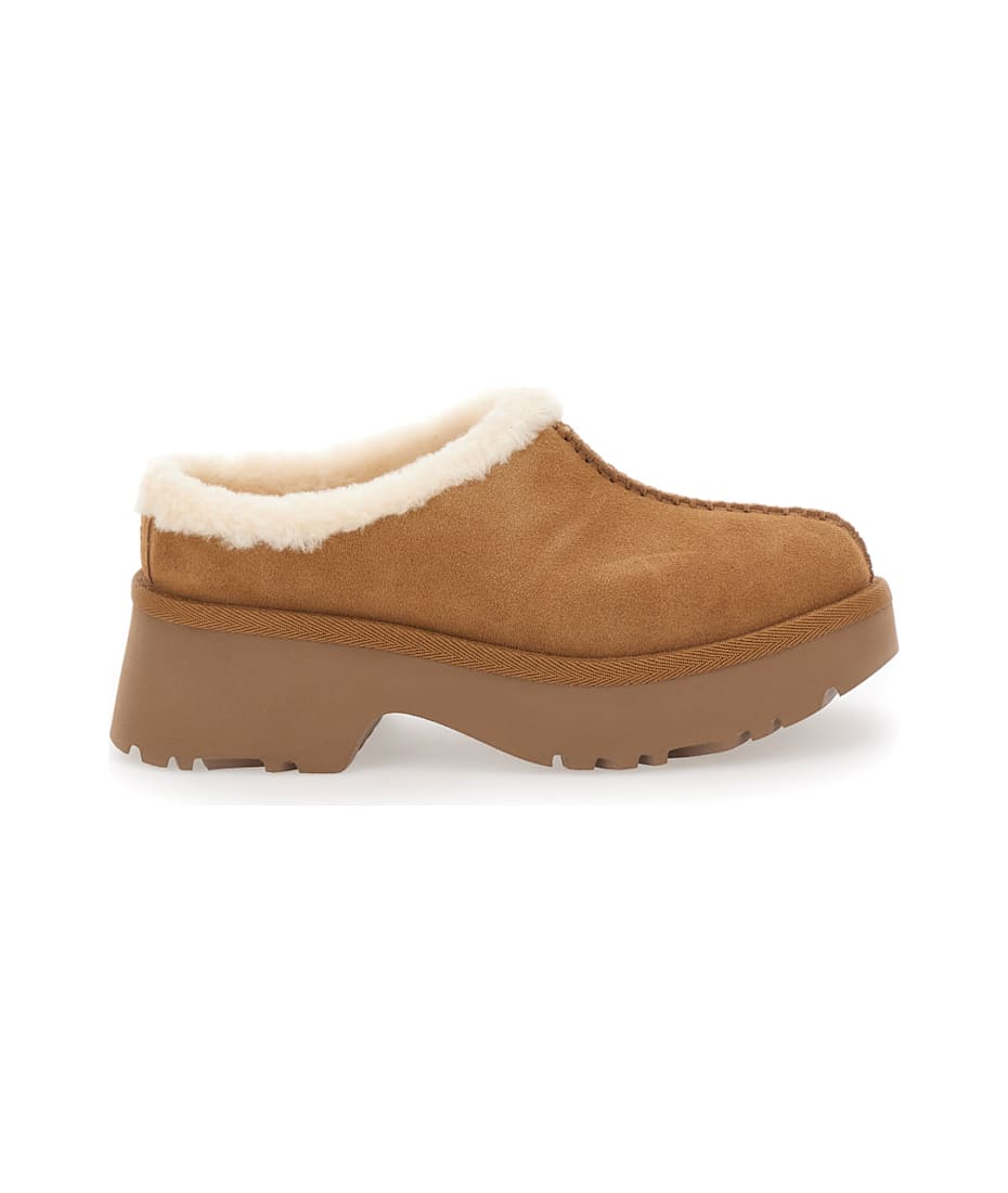 Ugg New Height Mule With Brown Suede Women s Embossed Stitching Detail italist ALWAYS LIKE A SALE