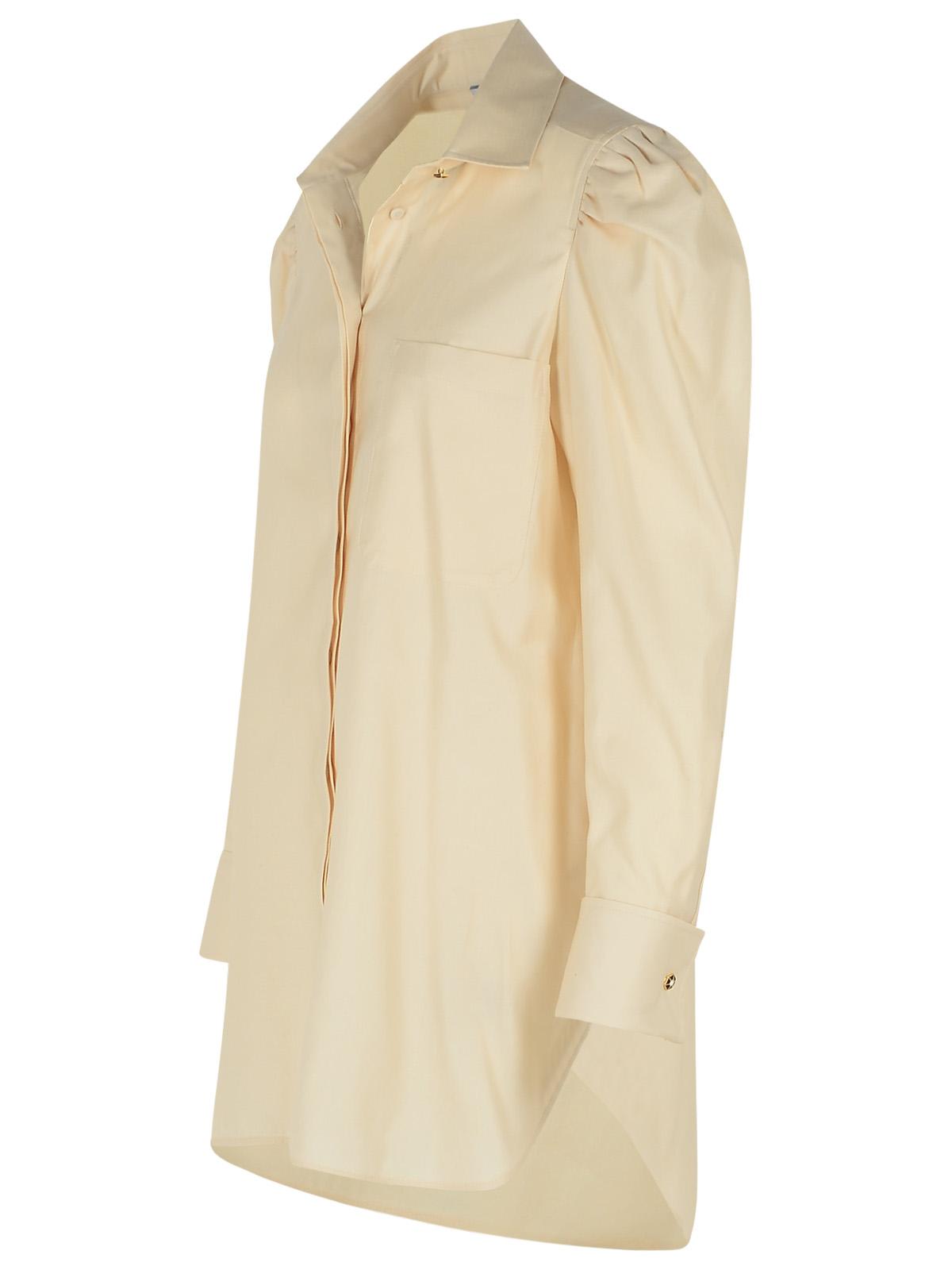 Max Mara Faraday Cream Cotton Shirt In Beige | ModeSens