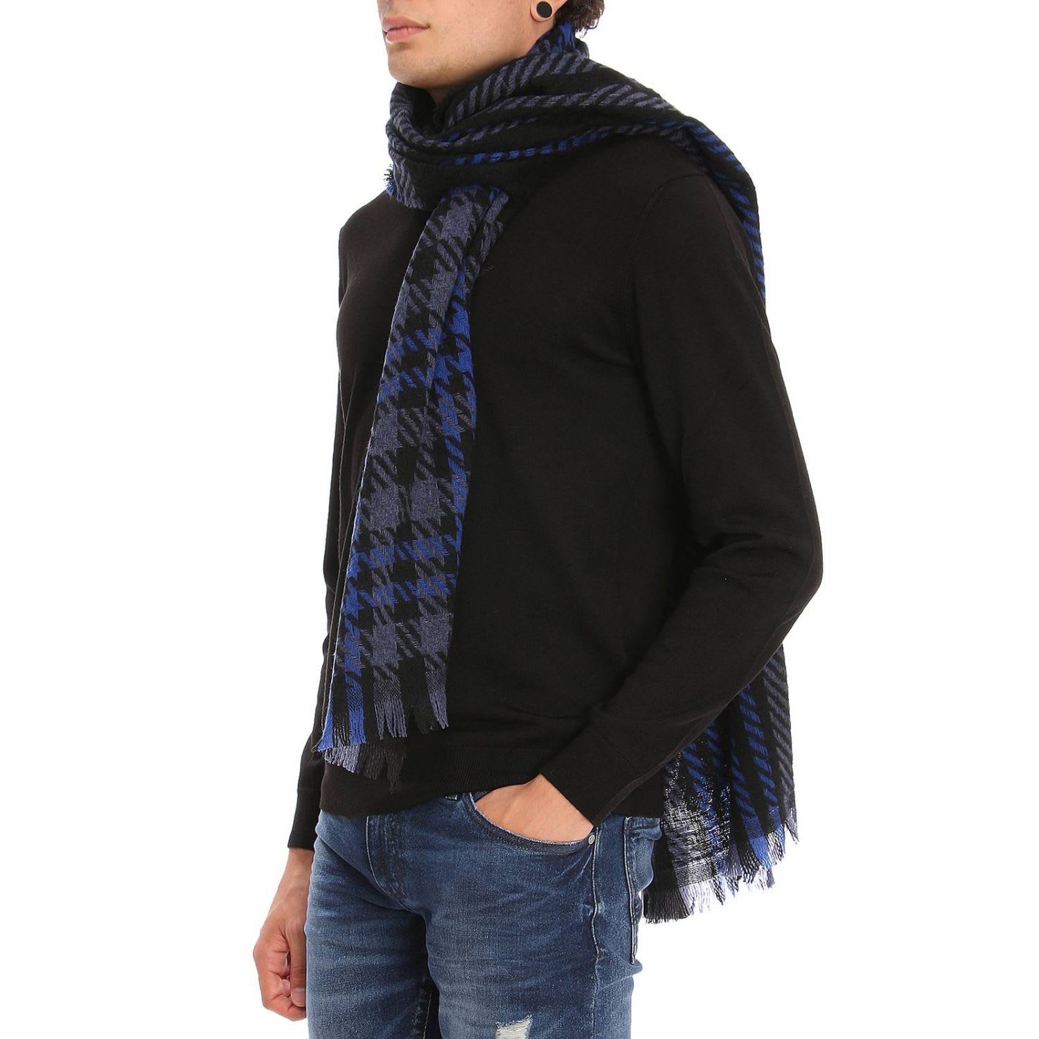 Emporio Armani Emporio Armani Scarf Scarf Men Emporio Armani - blue ...