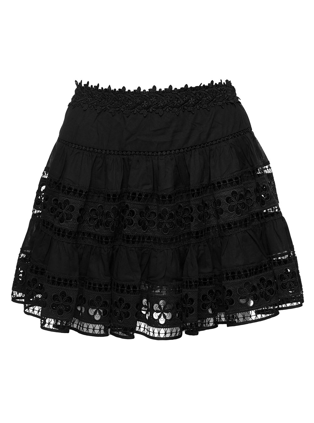 Charo Ruiz Short Skirt Lea In Black | ModeSens