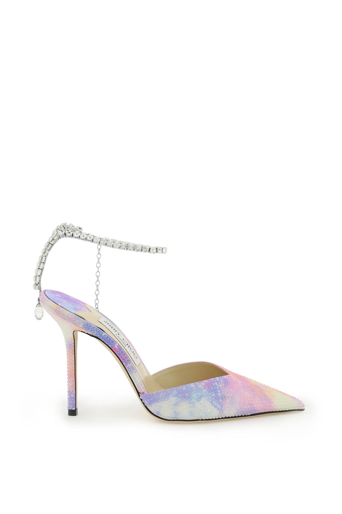 Jimmy Choo Saeda Unicorn Pumps In Wisteria Mix | ModeSens