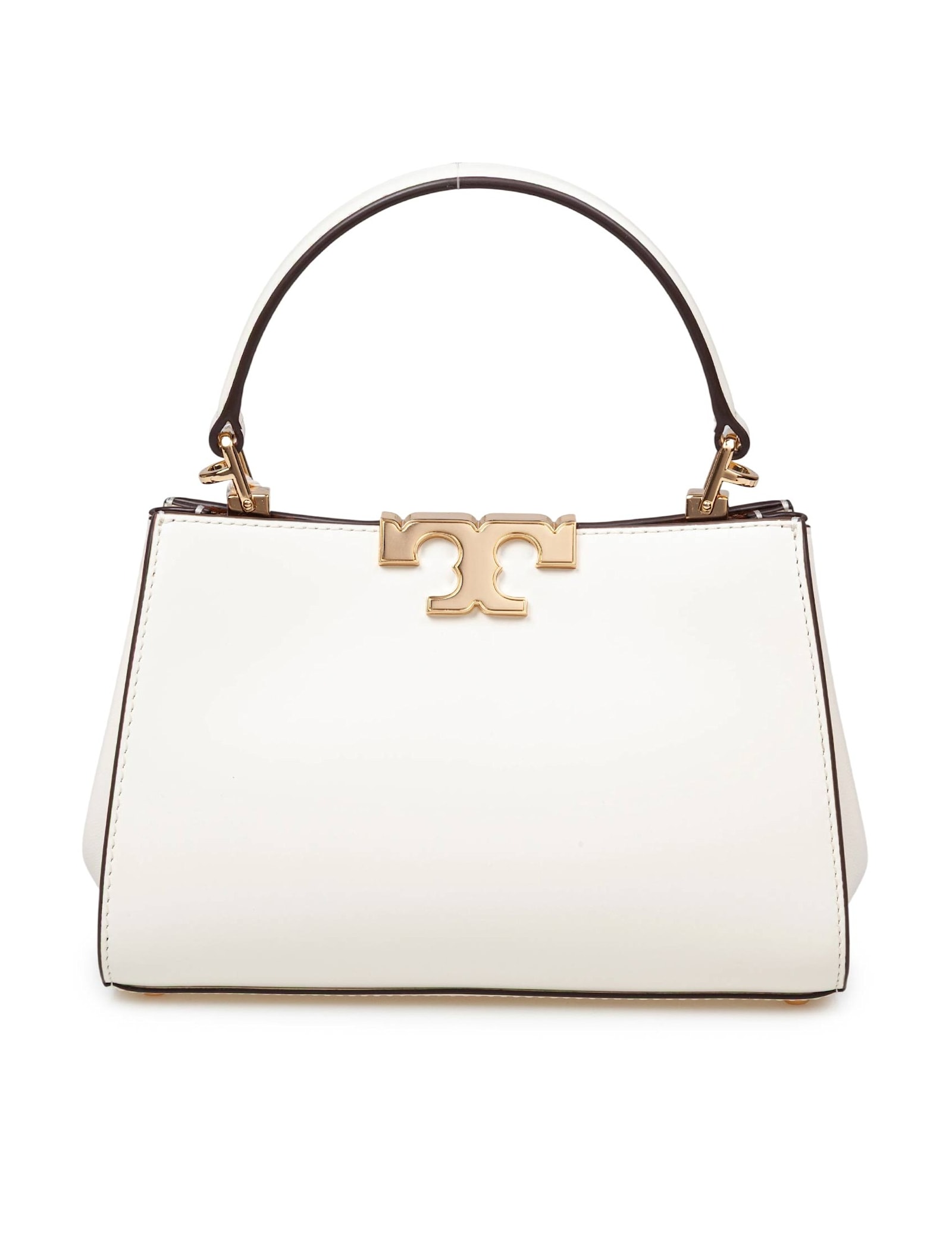 Tory Burch Mini Eleanor Leather Bag Milk White Color | ModeSens