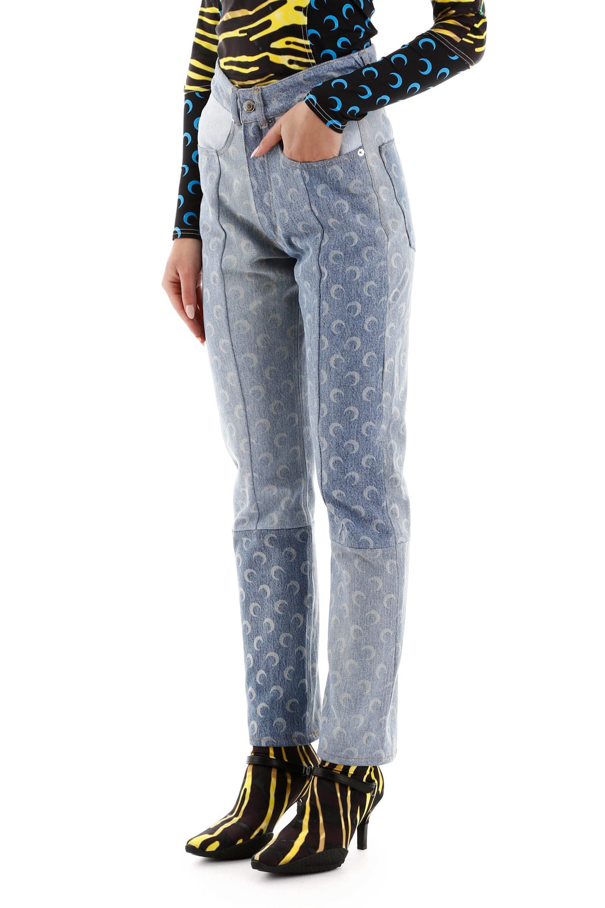 Marine Serre Jeans | italist, ALWAYS LIKE A SALE