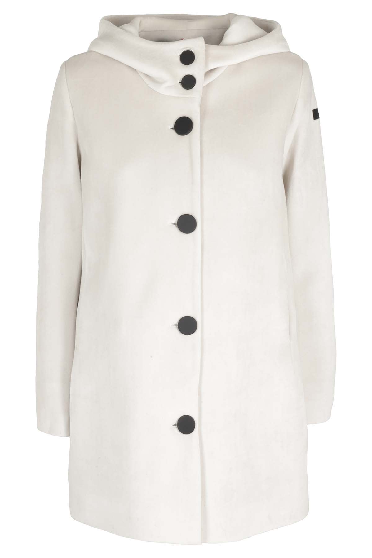 Rrd - Roberto Ricci Design Jkt Velvet Neo Parka Lady In Bianco | ModeSens