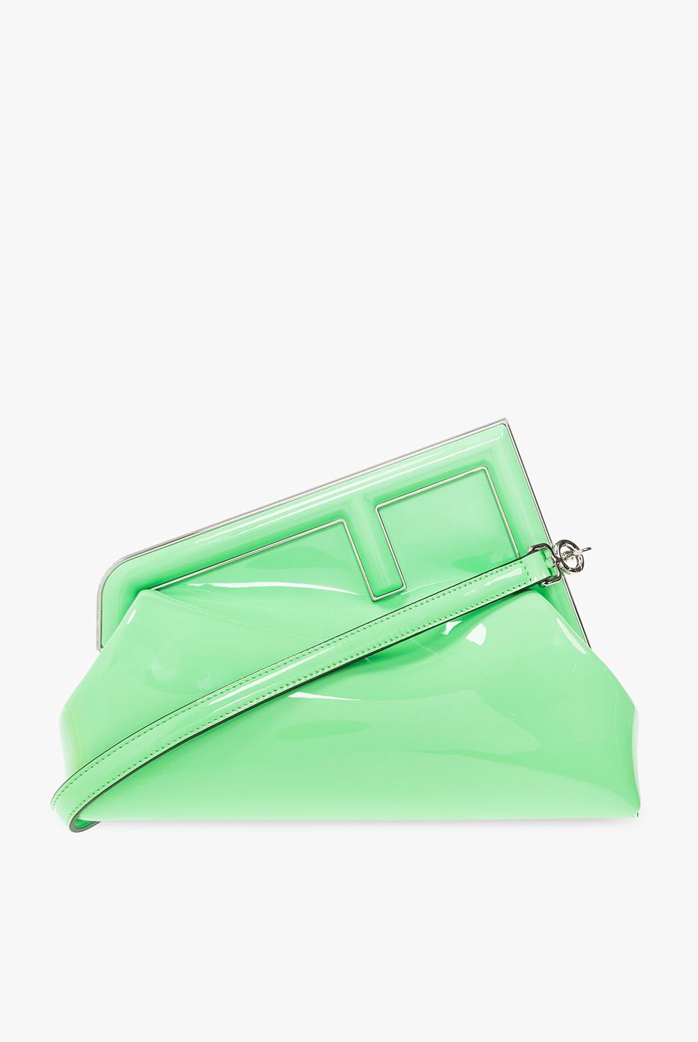 Fendi First Midi Shoulder Bag In C Edamame | ModeSens