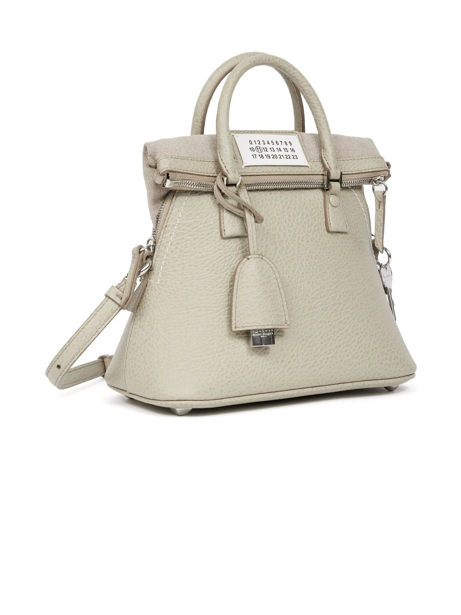 Maison Margiela 5ac Classique Mini Tote Bag In Beige | ModeSens