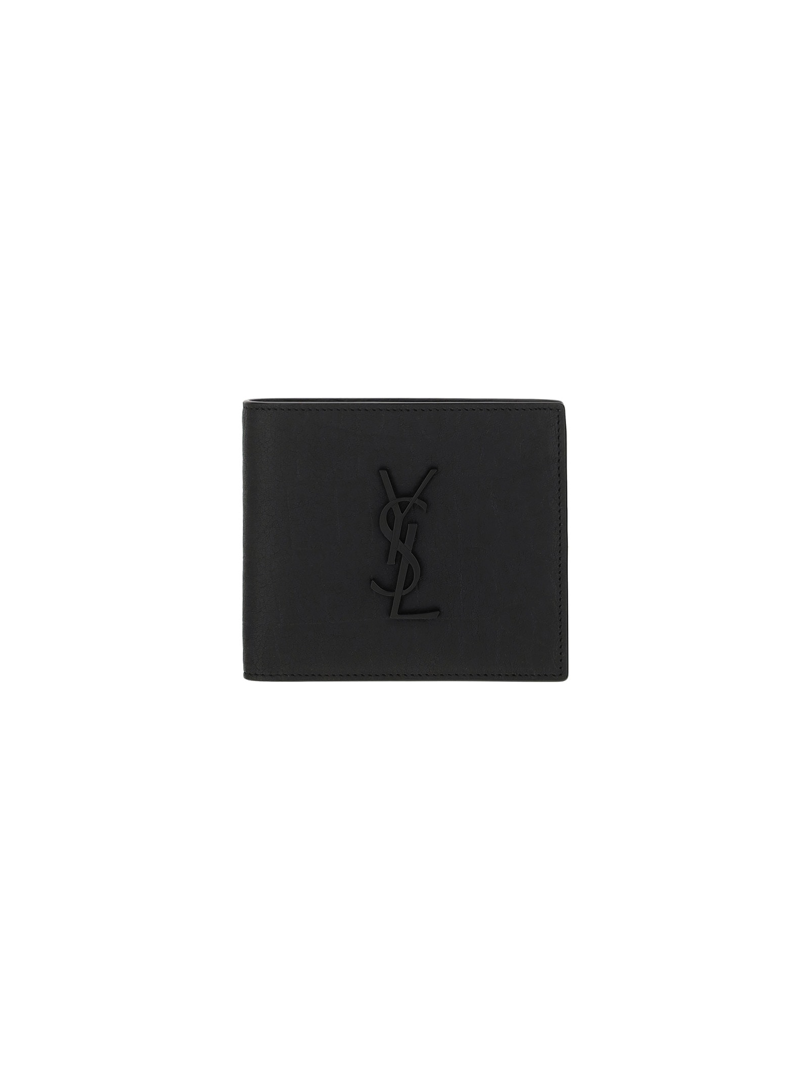 Saint Laurent Ysl Credit Card Case In Black | ModeSens