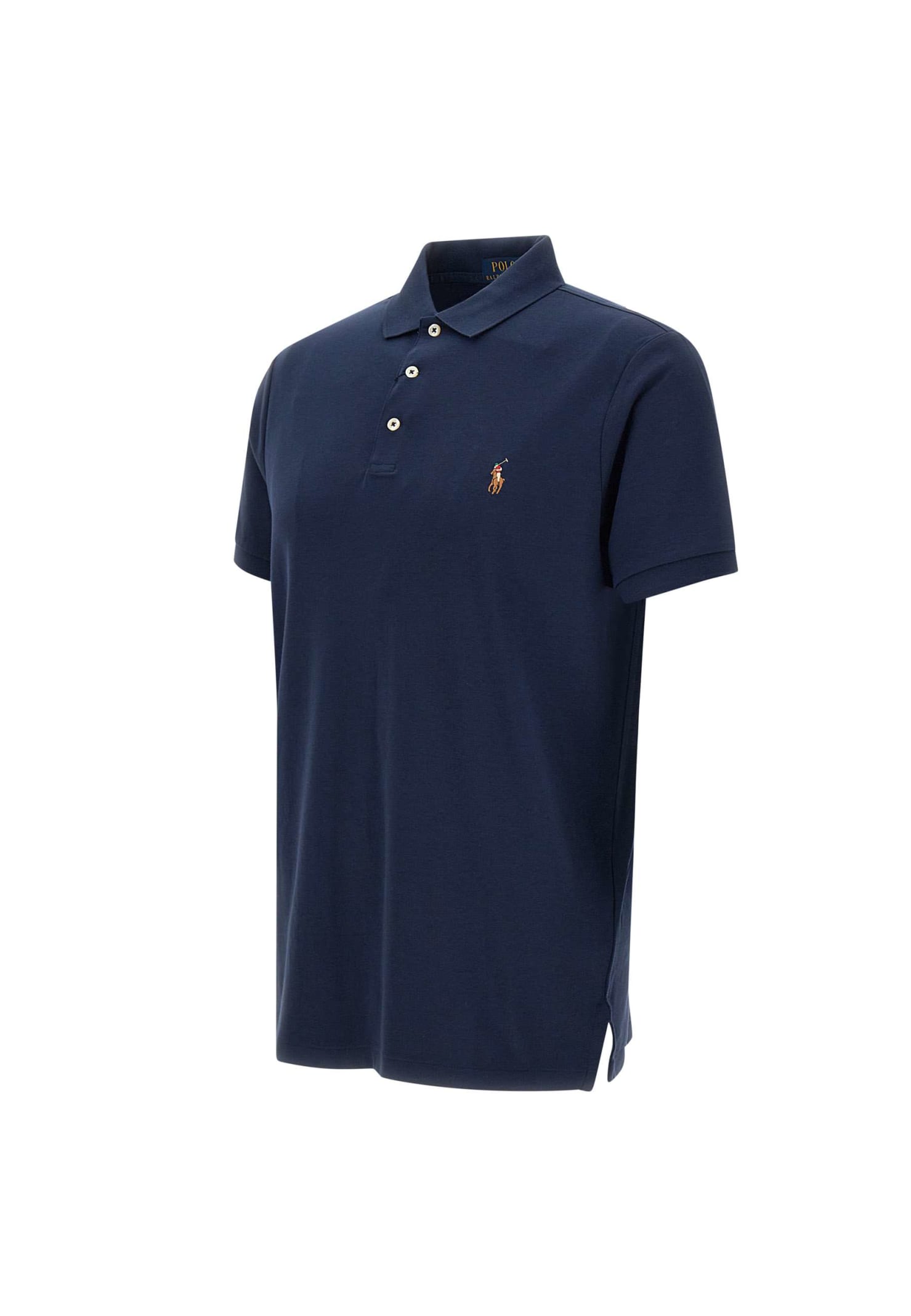 Polo Ralph Lauren Core Replen Cotton Polo Shirt In Blue | ModeSens