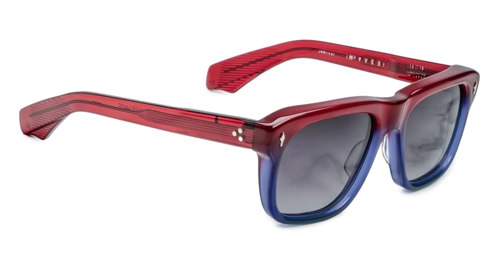Jacques Marie Mage Yves - Vesper Sunglasses In Burgundy | ModeSens