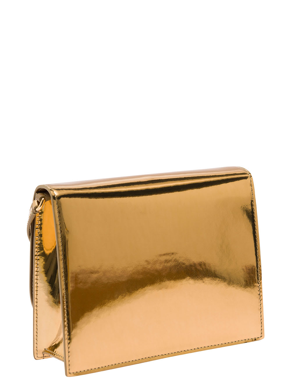 Dolce & Gabbana Dg Logo Gold-colored Shoulder Bag With Logo Detail And ...