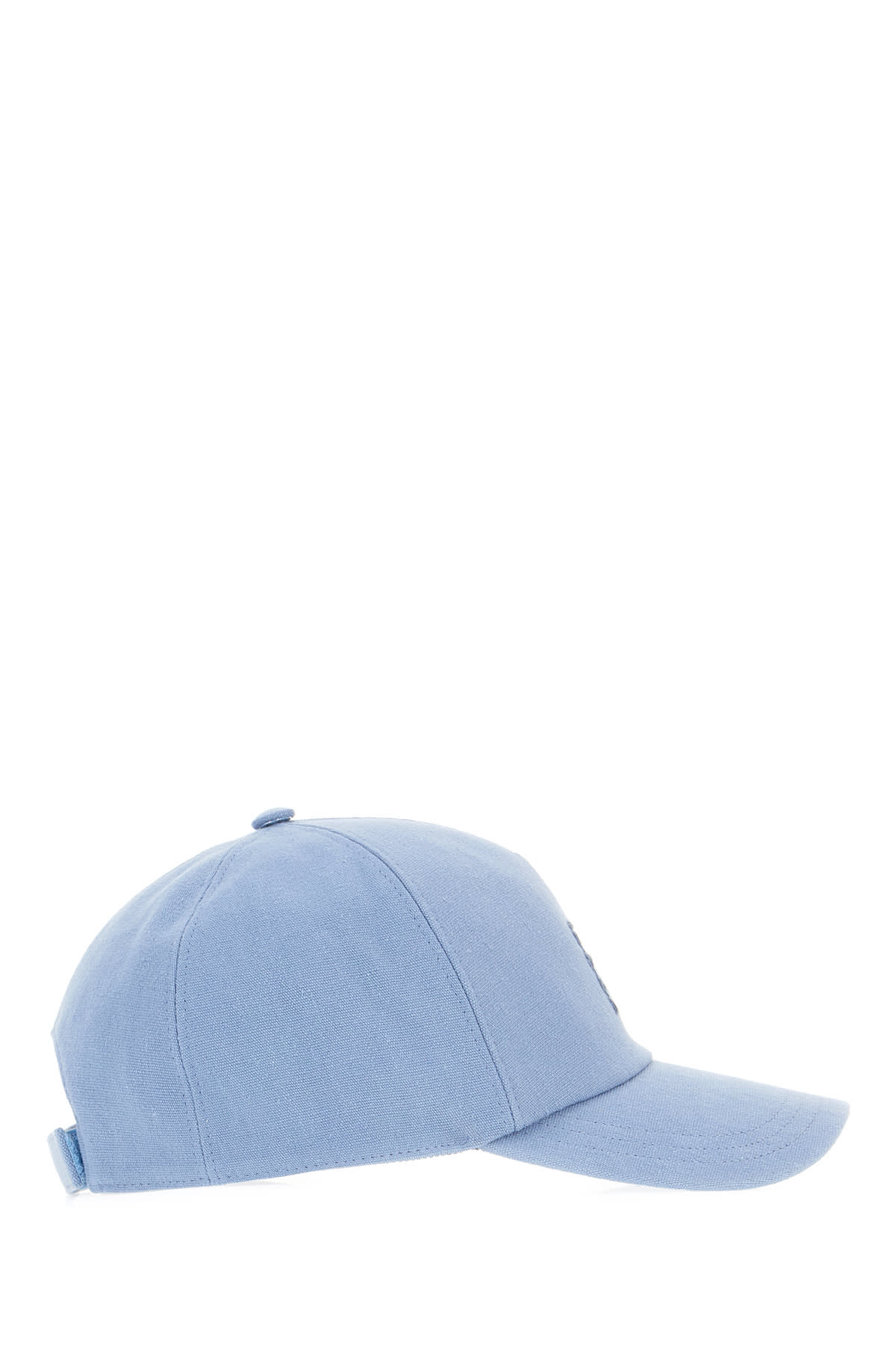 Fendi Powder Blue Linen Blend Baseball Cap | ModeSens