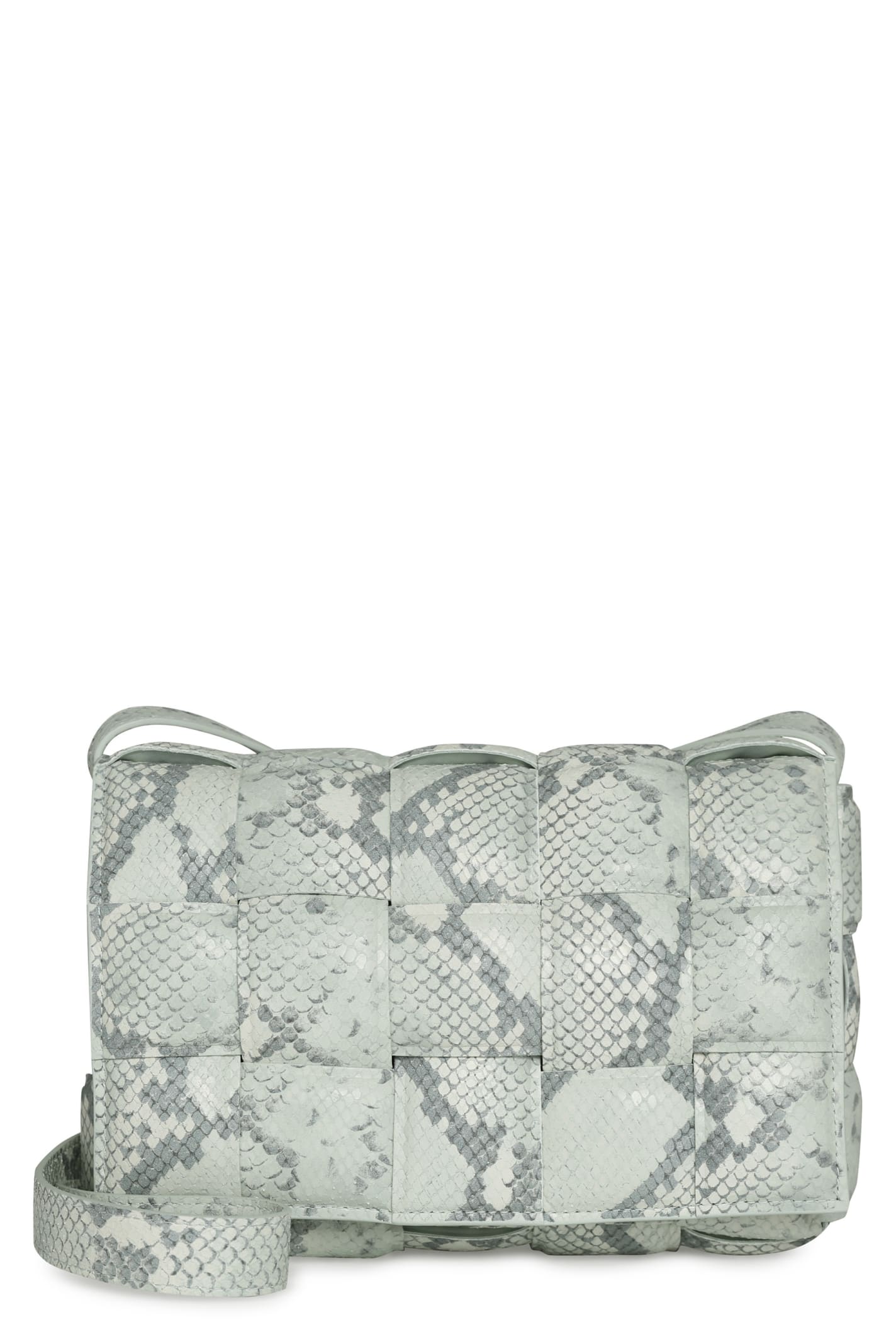 Bottega Veneta Padded Cassette Leather Crossbody Bag In Animalier ...