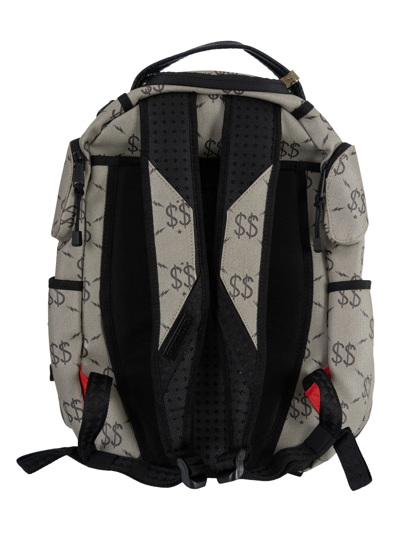 Sprayground Double Money Backpack In Grey | ModeSens