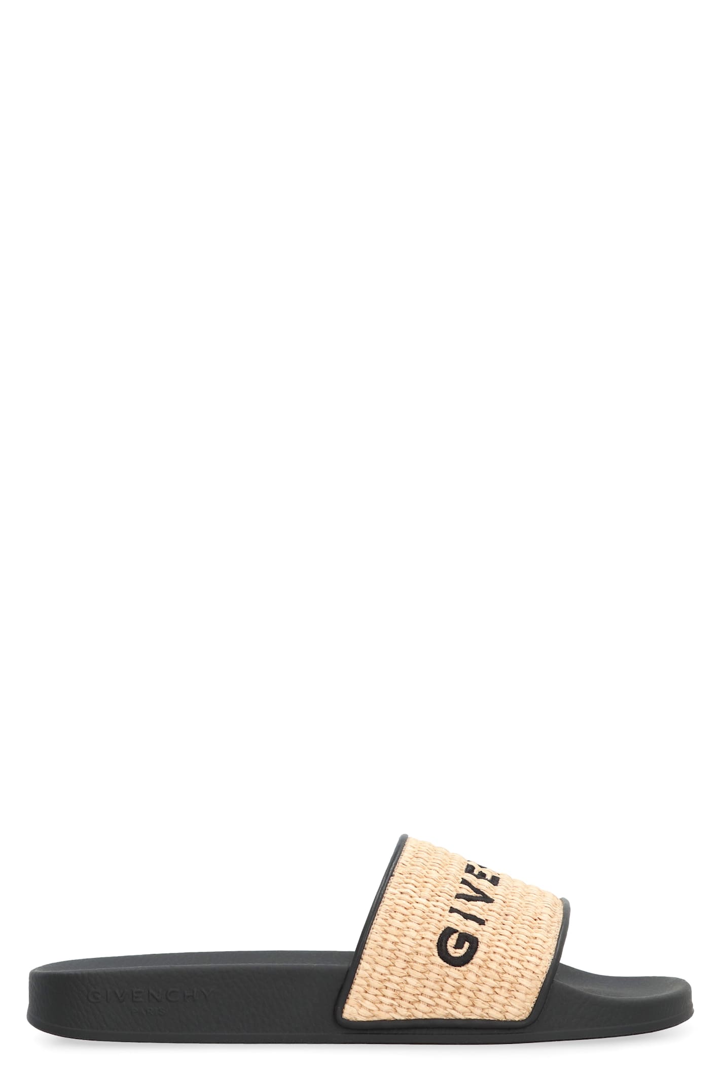 Givenchy 4g Raffia Slides | Smart Closet