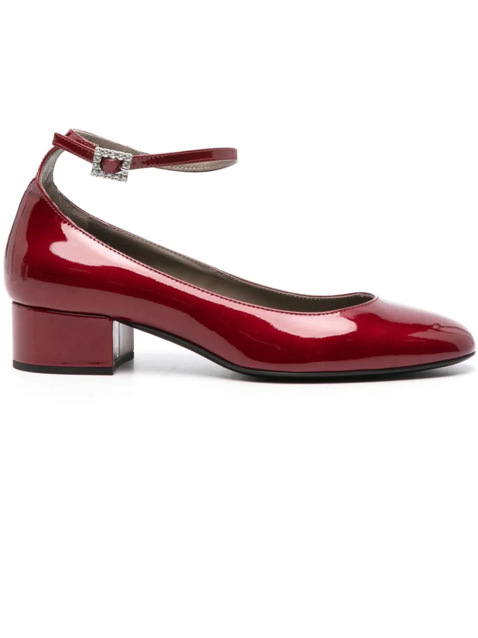 Roberto Festa Dark Red Calf Leather Margo Pumps | Smart Closet