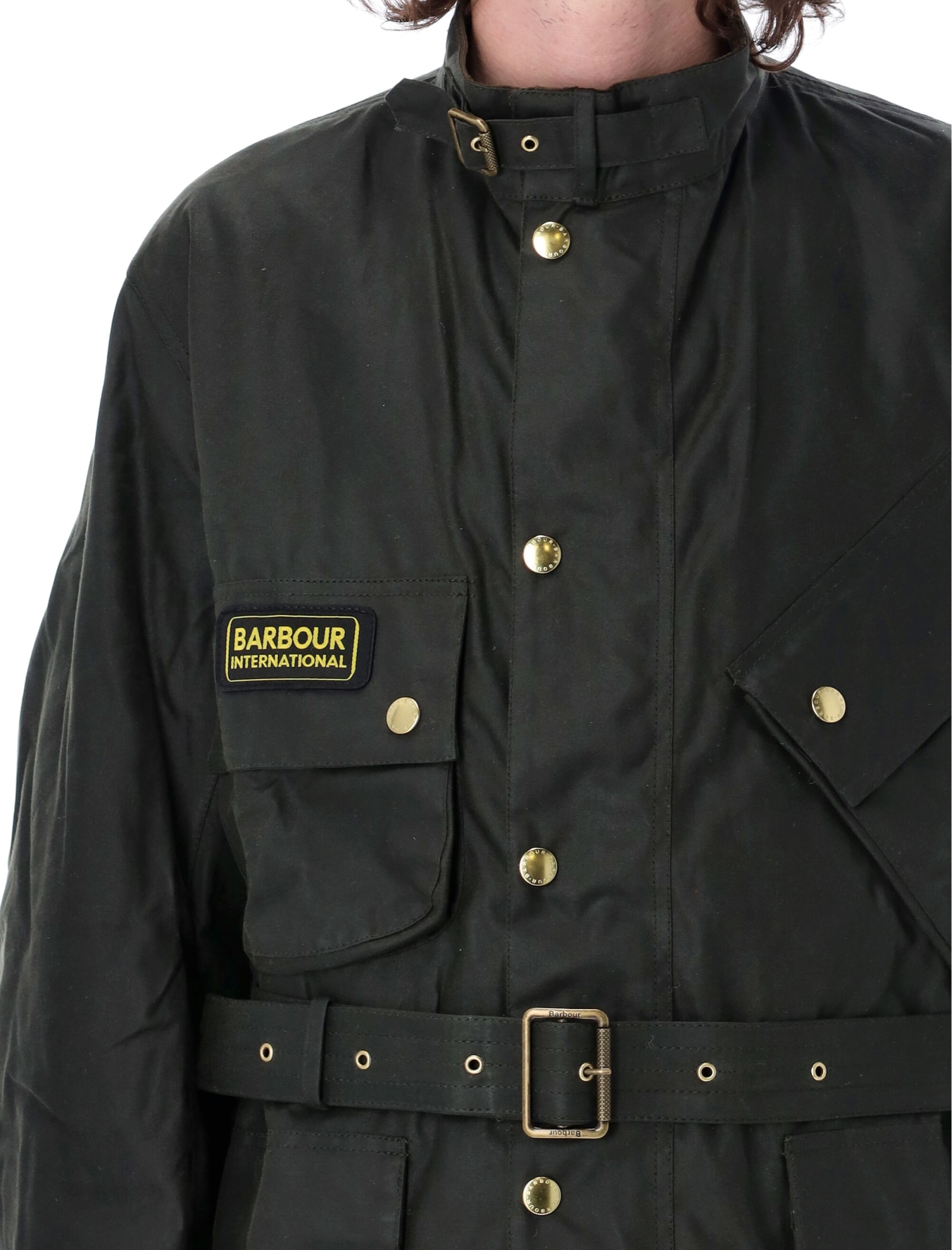Barbour International Original Wax Jacket In Green | ModeSens