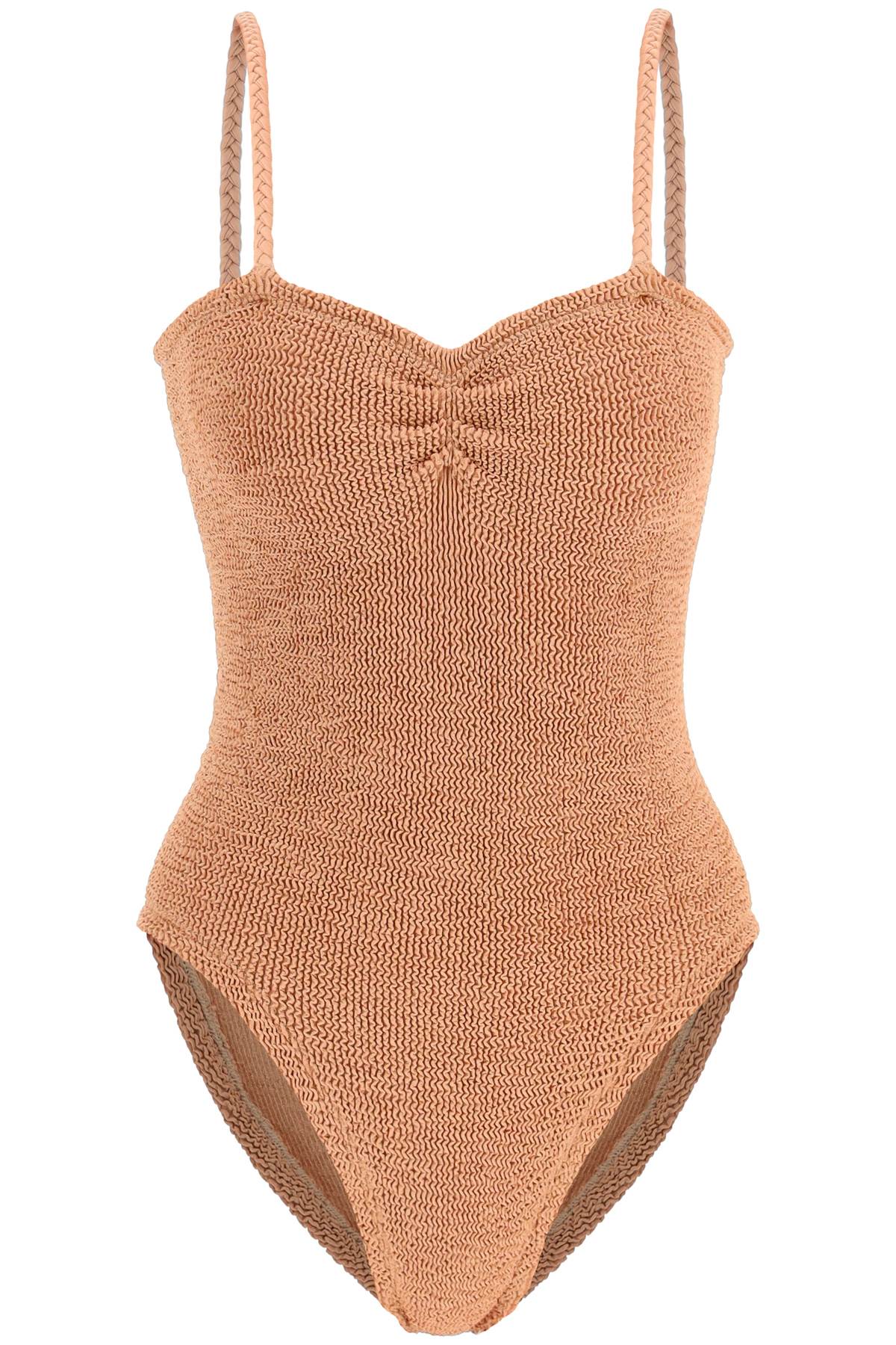 Hunza G Brown Venus One-Piece Swimsuit