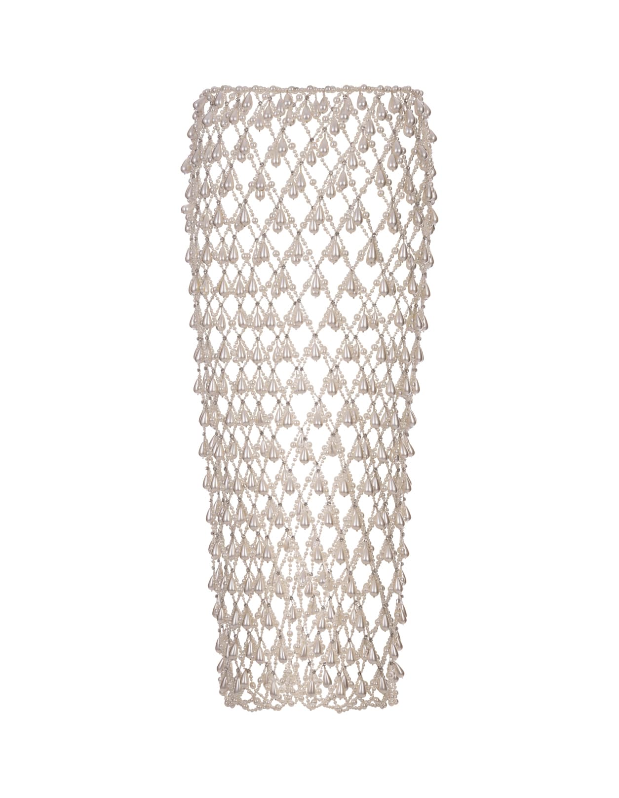 Retroféte White Kiki Pearl Skirt | ModeSens