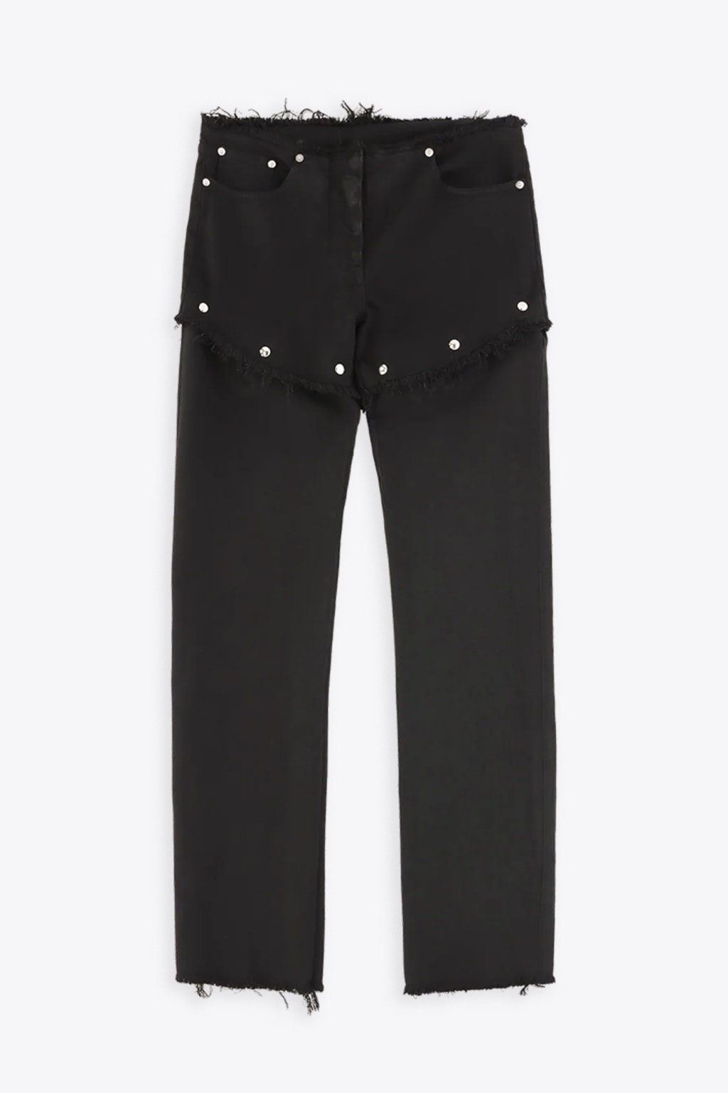 Alyx Snap Off Jean Black Denim Pant With Snaps - Snap Off Jeans In Nero ...