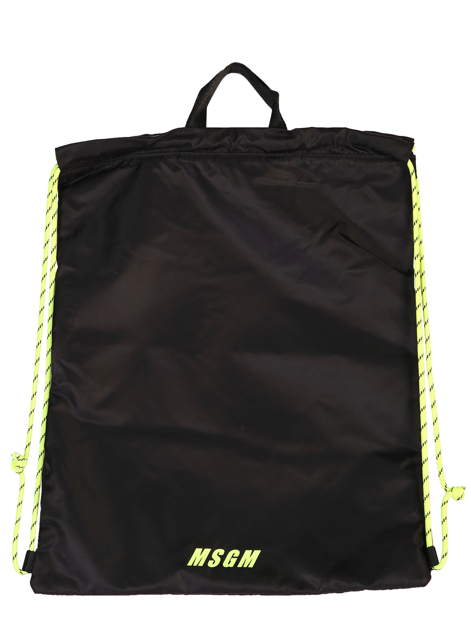 Msgm Branded Backpack In Black | ModeSens